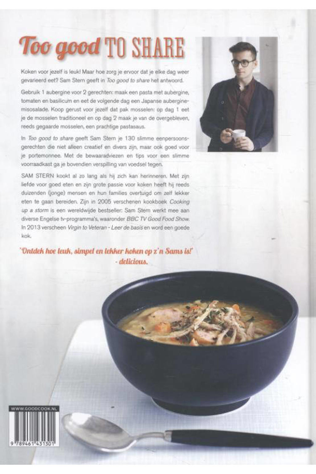 Sam Stern Too good to share kopen? | Morgen in huis | wehkamp