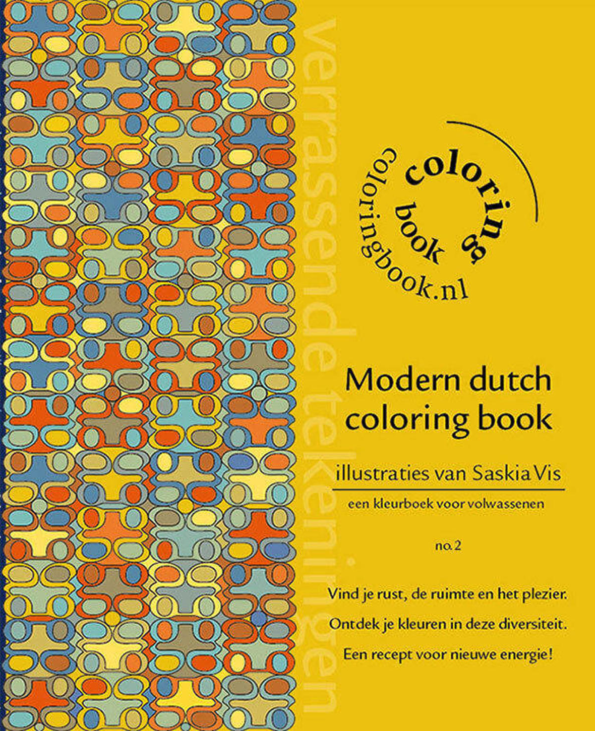 Saskia Vis Modern dutch coloring book | wehkamp