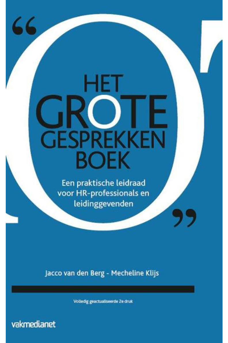 Jacco van den Berg en Mecheline Klijs Het grote gesprekkenboek | wehkamp