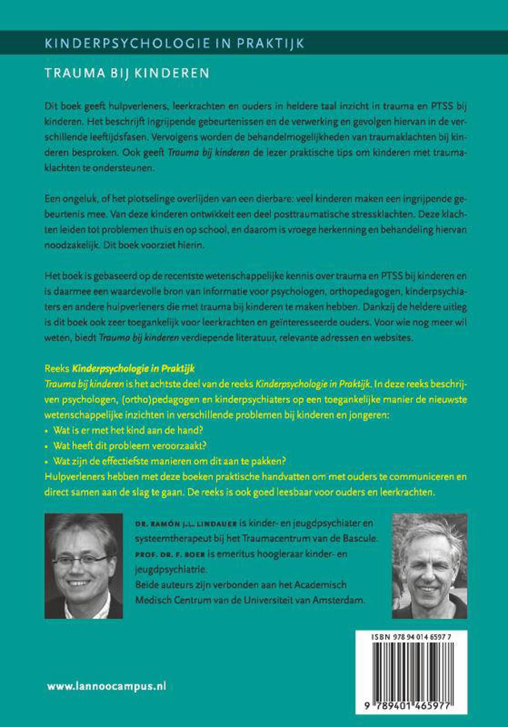 Ramón Lindauer en Frits Boer Trauma bij kinderen | wehkamp