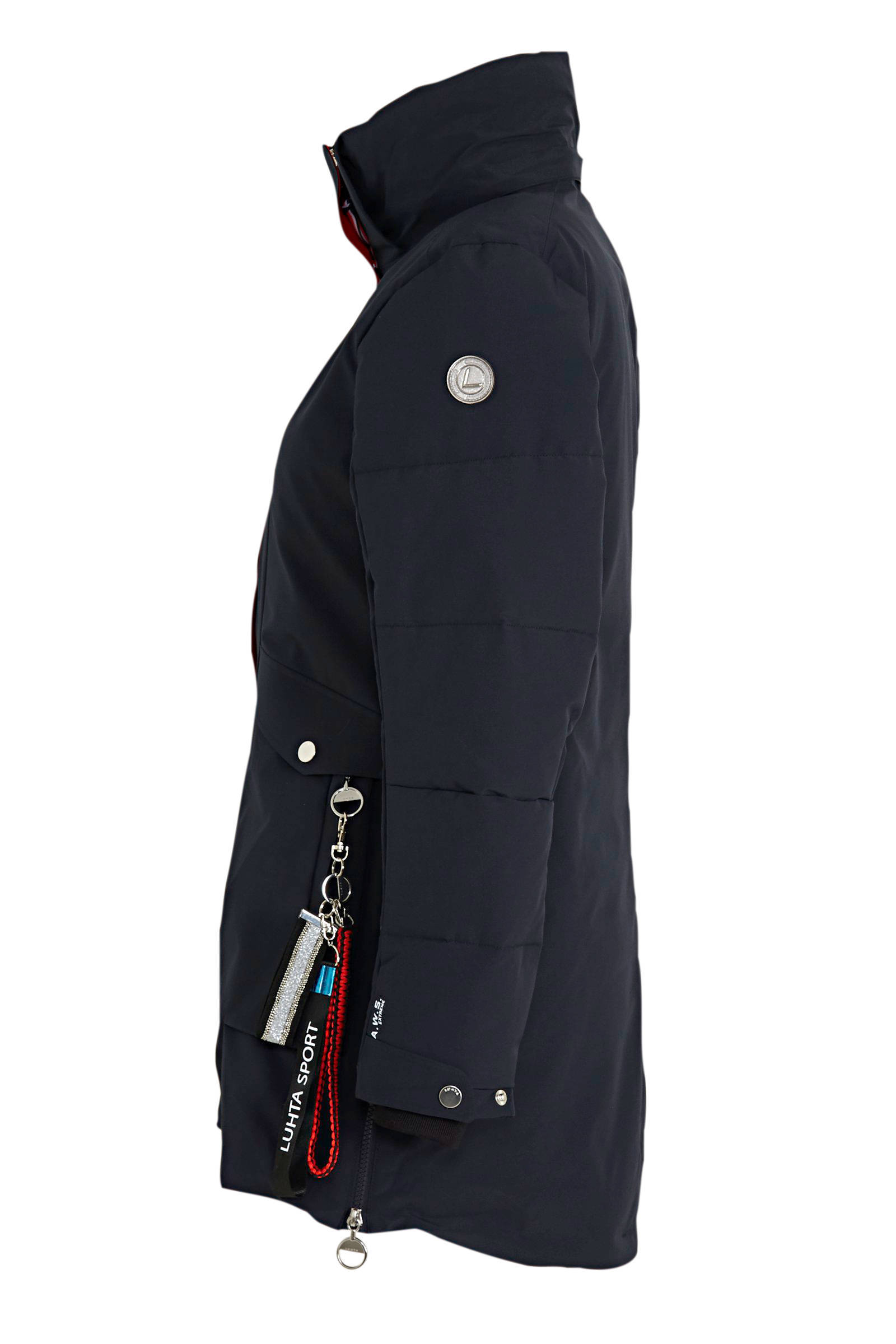 Luhta parka Eurasaari donkerblauw | wehkamp