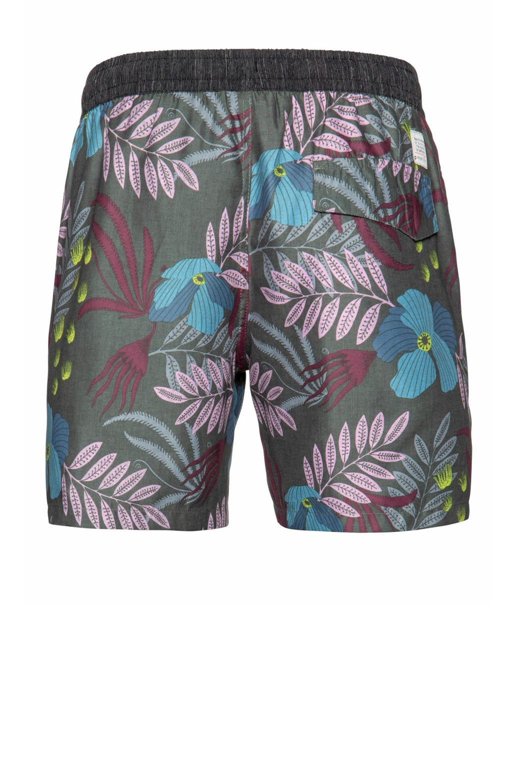 Protest zwemshort Patterson met all over print grijsgroen | wehkamp