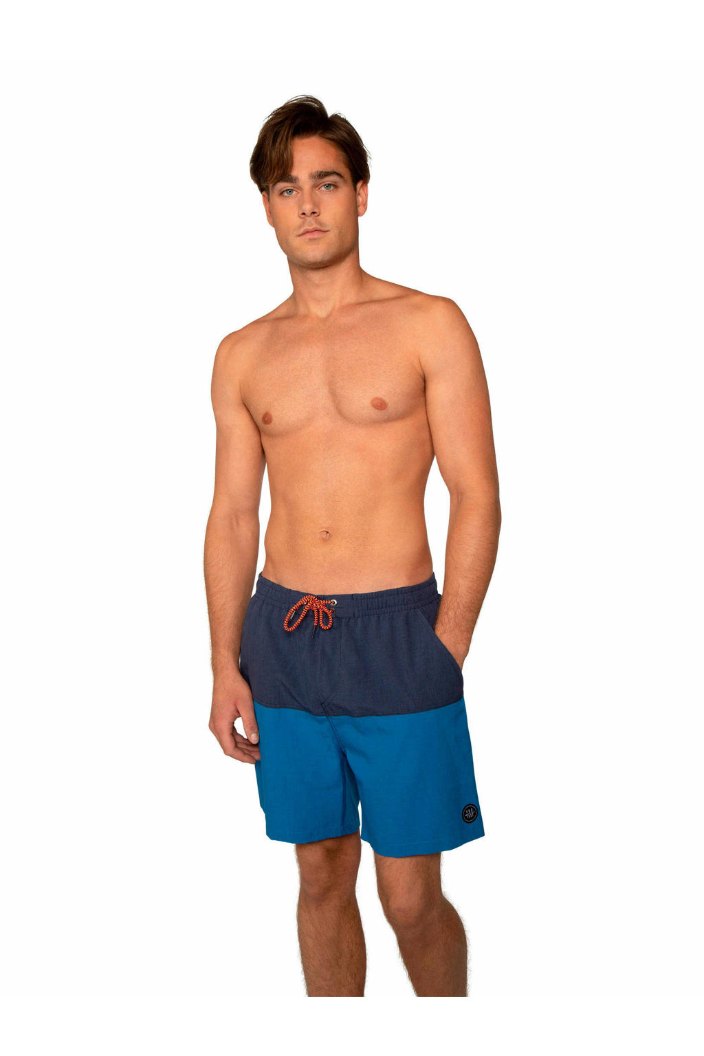 Protest zwemshort Texas blauw | wehkamp