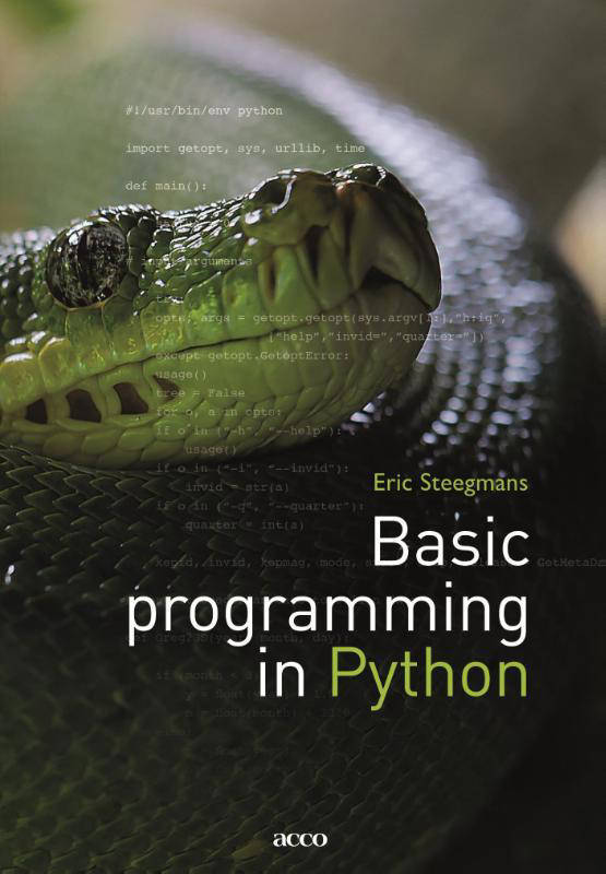 Eric Steegmans Basic programming in Python | wehkamp