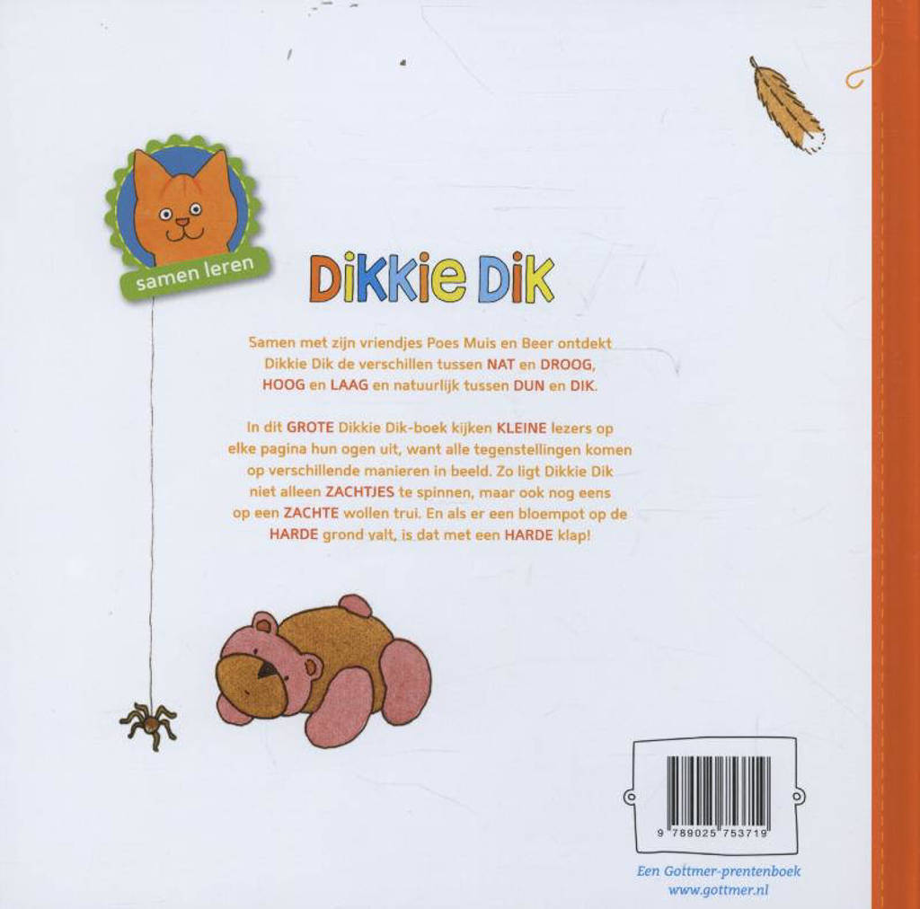 Jet Boeke en Arthur van Norden Dikkie Dik: Het open-en-dicht-boek | wehkamp