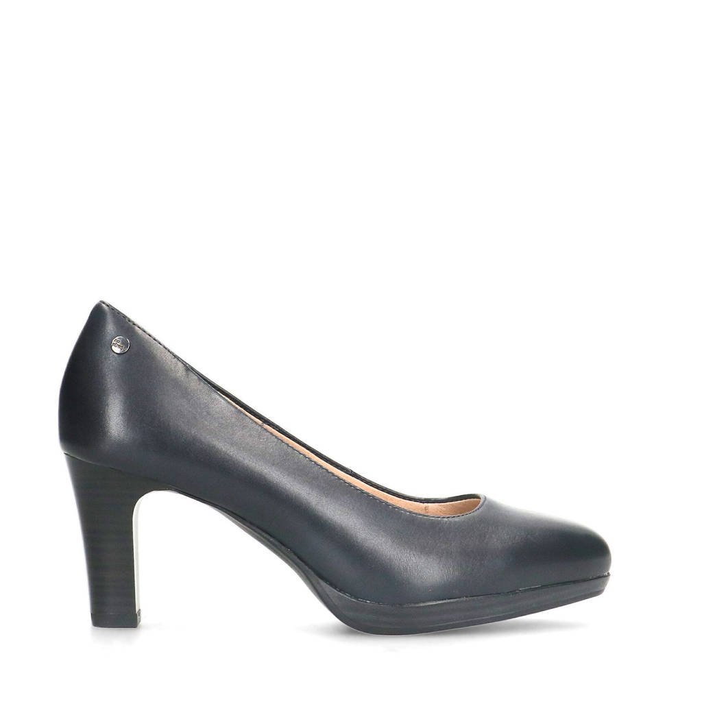 No Stress leren pumps donkerblauw | wehkamp