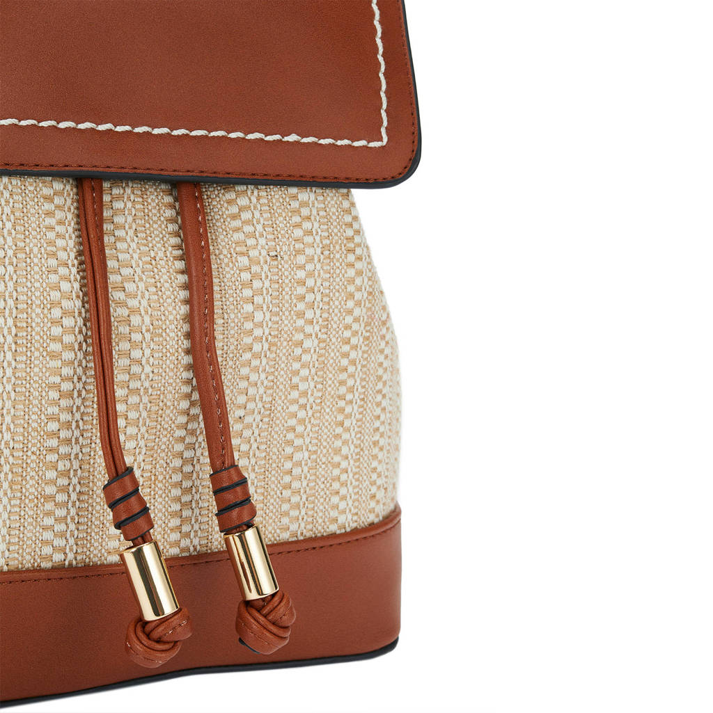 Parfois rugzak beige/cognac | wehkamp