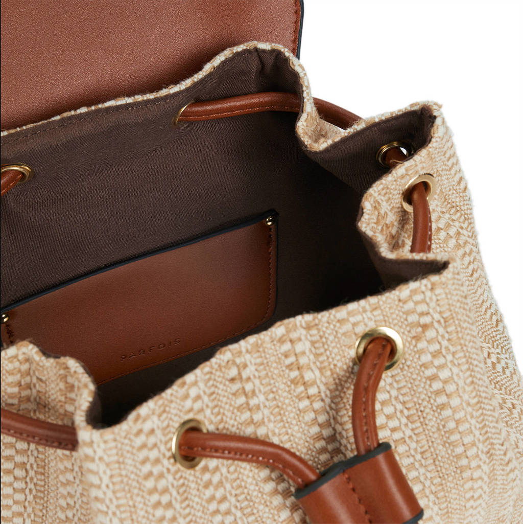 Parfois rugzak beige/cognac | wehkamp