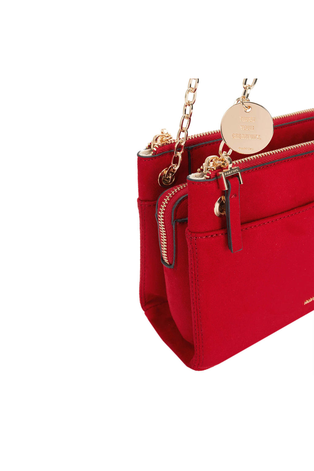 Parfois crossbody tas rood | wehkamp