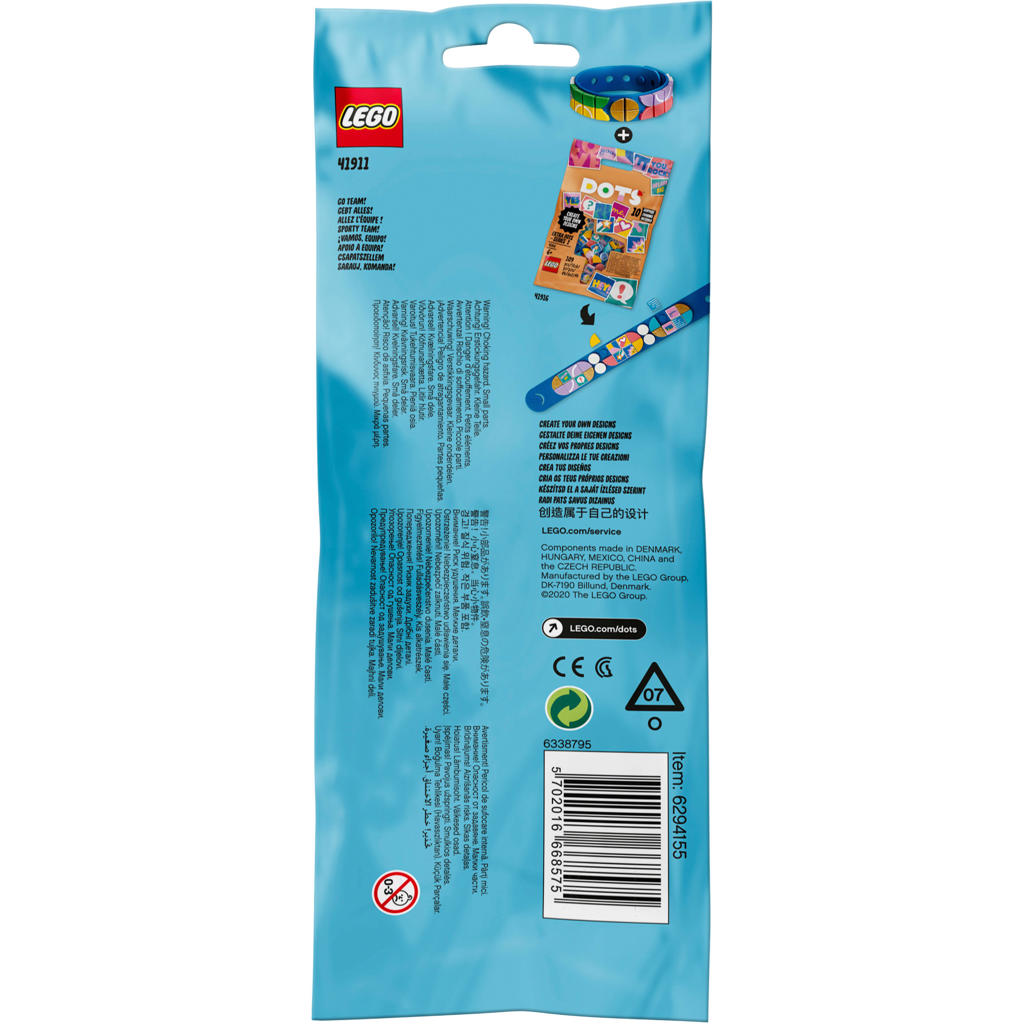 LEGO Dots Go Team! armband 41911 | wehkamp