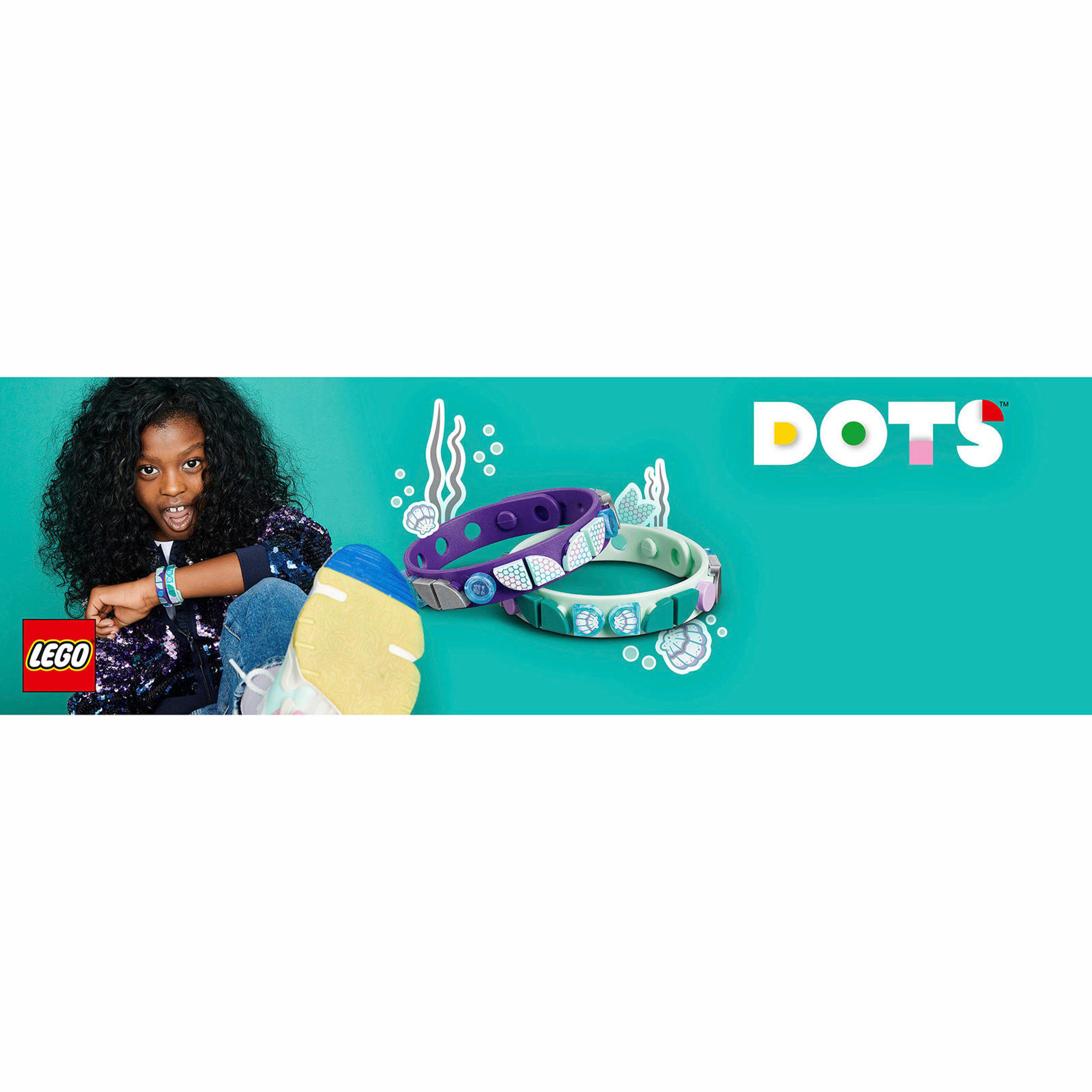 LEGO Dots Zeemeermin armbanden 41909 | wehkamp