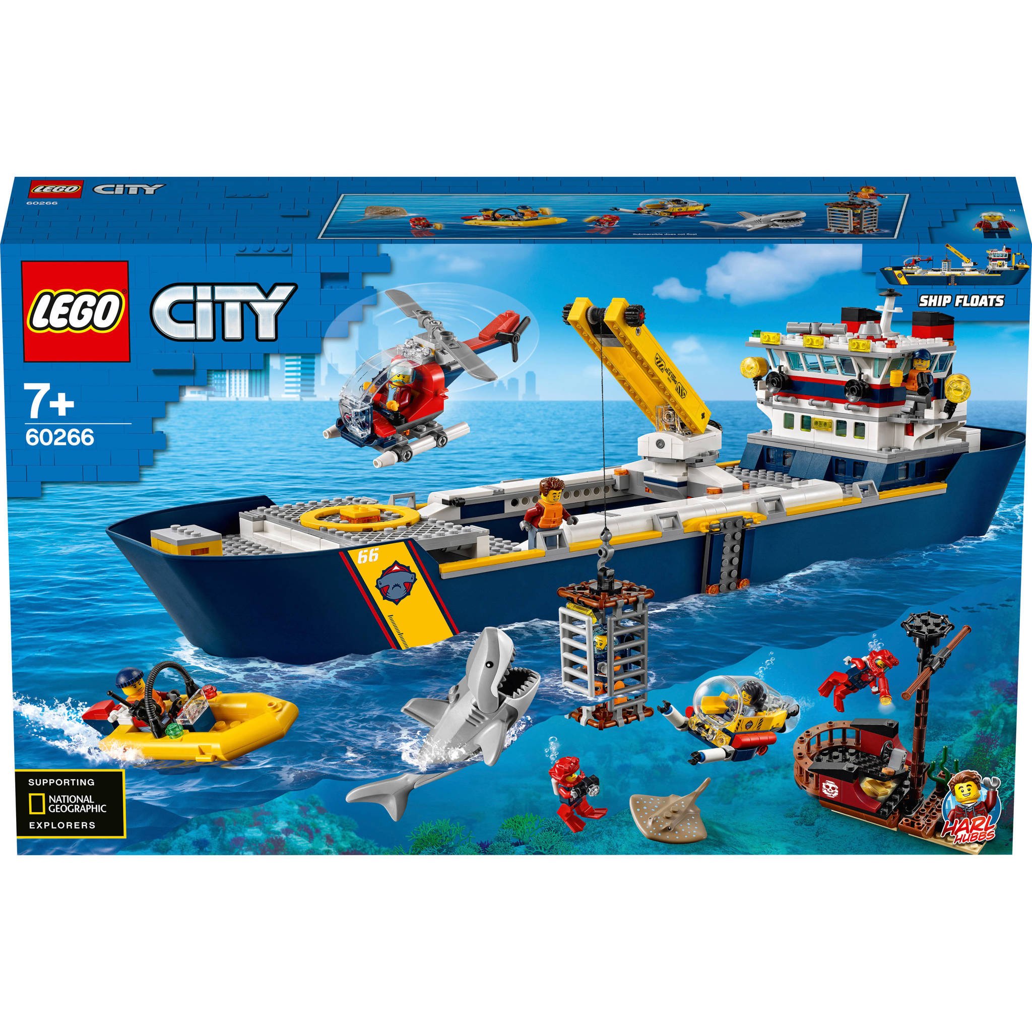 LEGO City Oceaan Onderzoekschip 60266 | wehkamp
