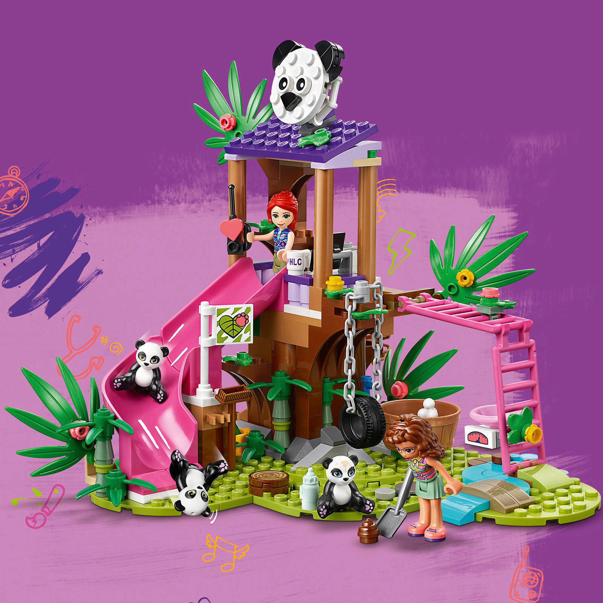 LEGO Friends Panda Jungle boomhut 41422 | wehkamp