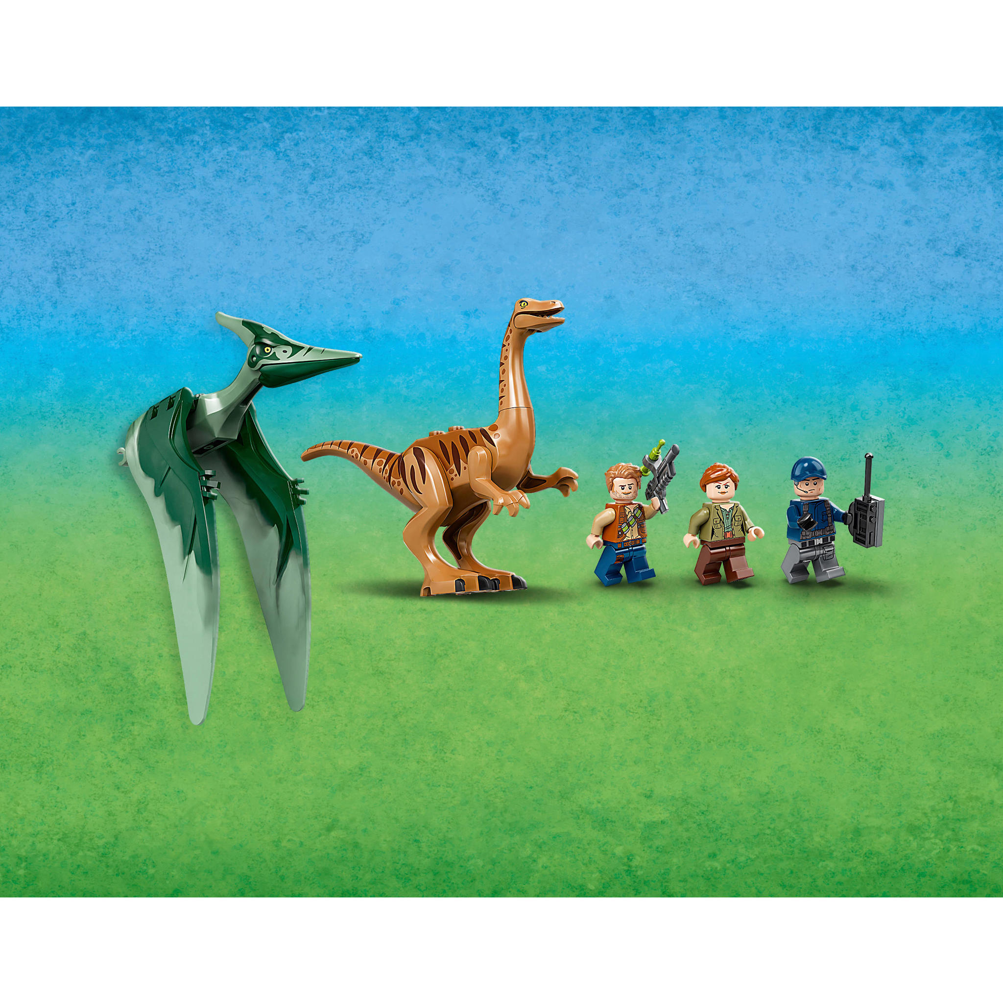 LEGO Jurassic World Ontsnapping van Gallimimus en Pteranodon 75940 ...