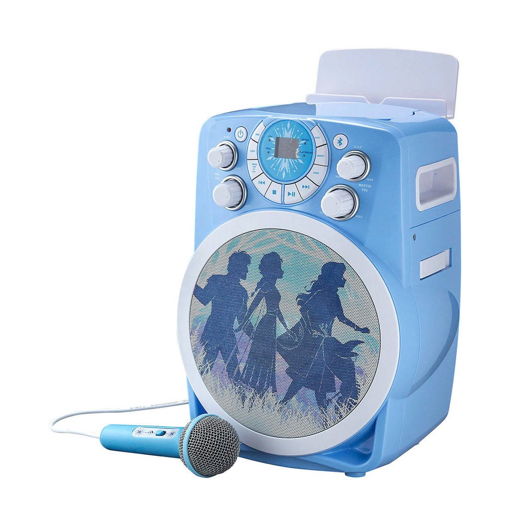 Disney Frozen 2 Karaoke-machine met microfoon en licht | wehkamp