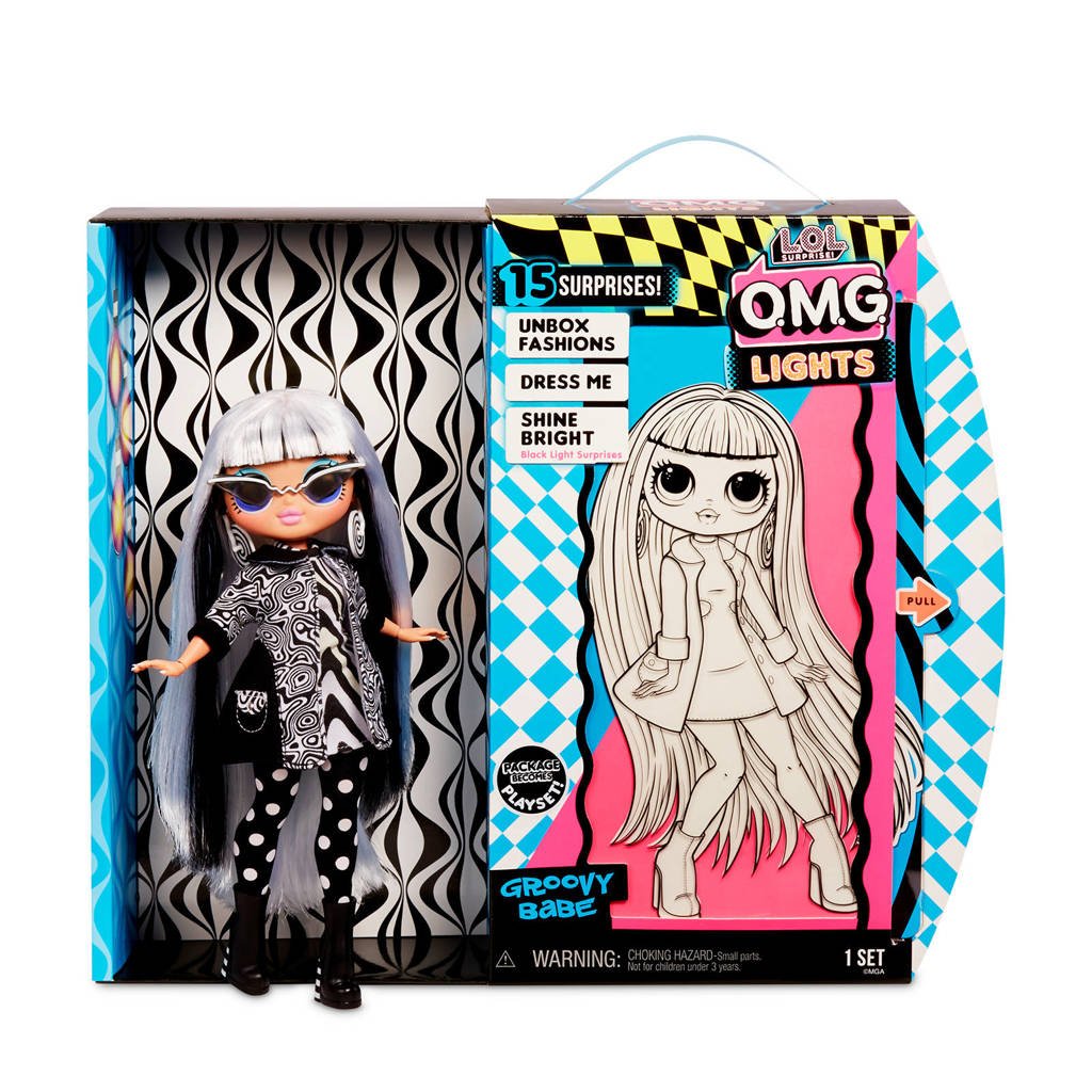 L.O.L. Surprise! OMG Neon Doll: Groovy Babe (565154/56) | wehkamp