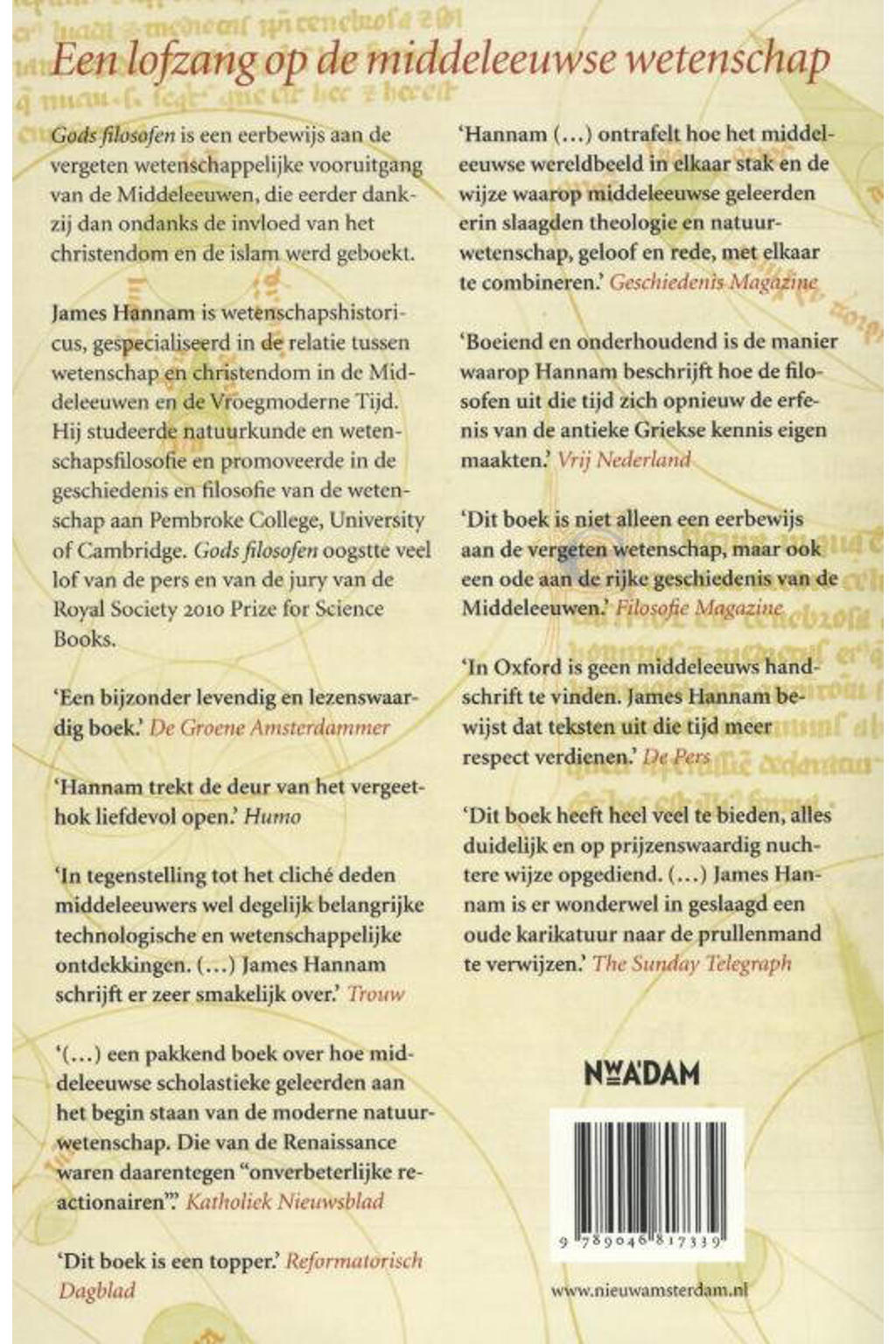 James Hannam Gods filosofen kopen? | Morgen in huis | wehkamp