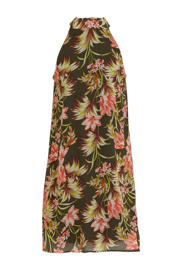 LOLALIZA jurk met all over print groen | wehkamp