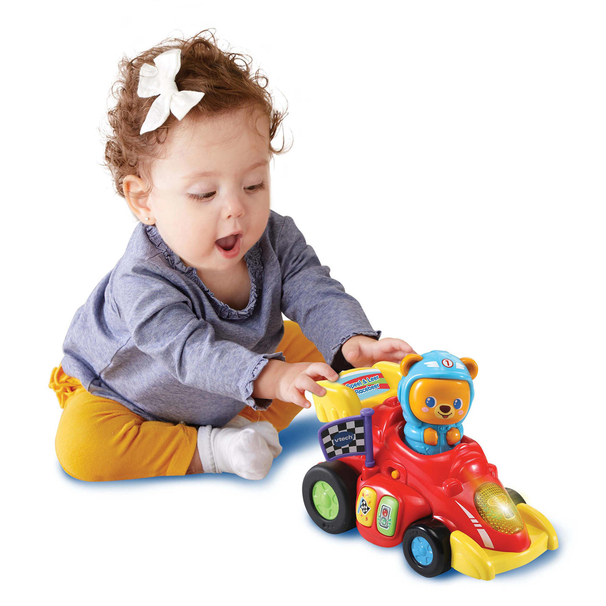 VTech Baby Speel & Leer Racebeer | wehkamp