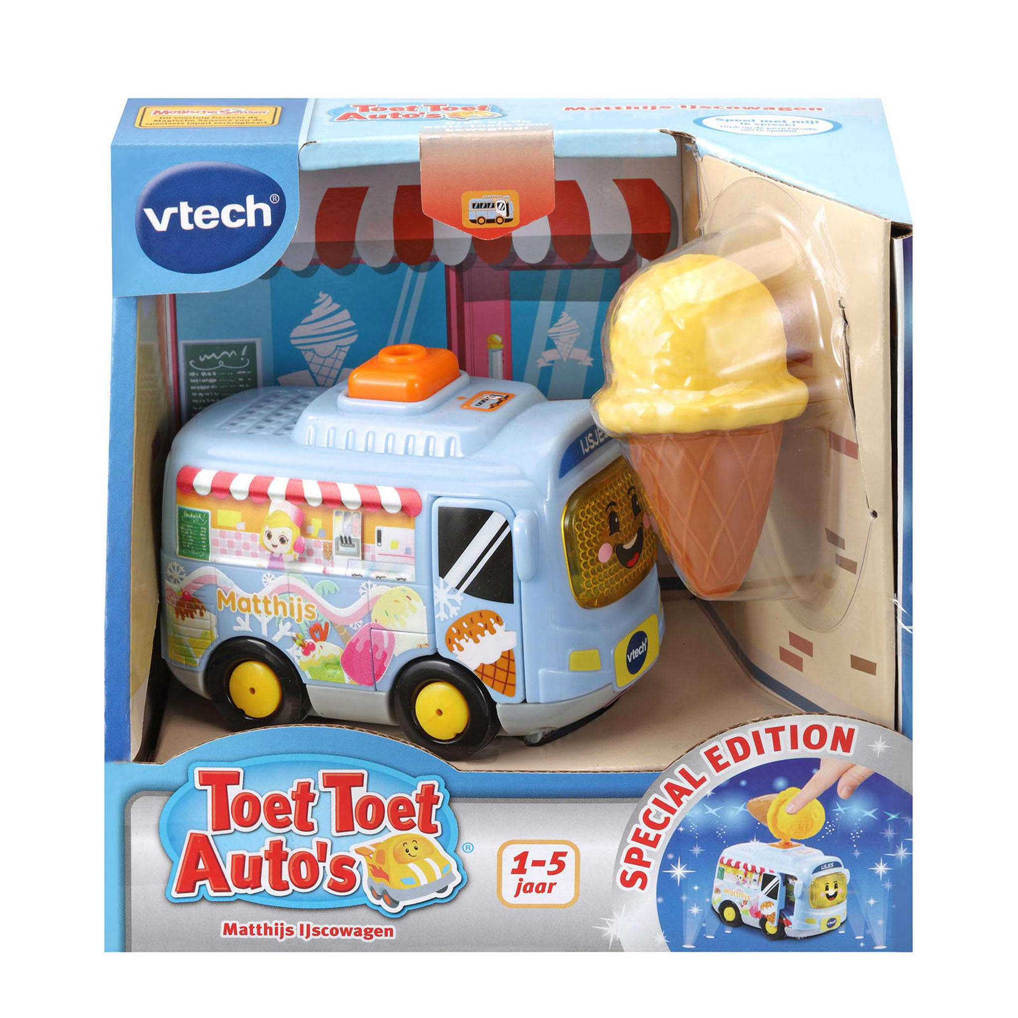 VTech Toet Toet Auto's Special Edition Matthijs ijscowagen | wehkamp