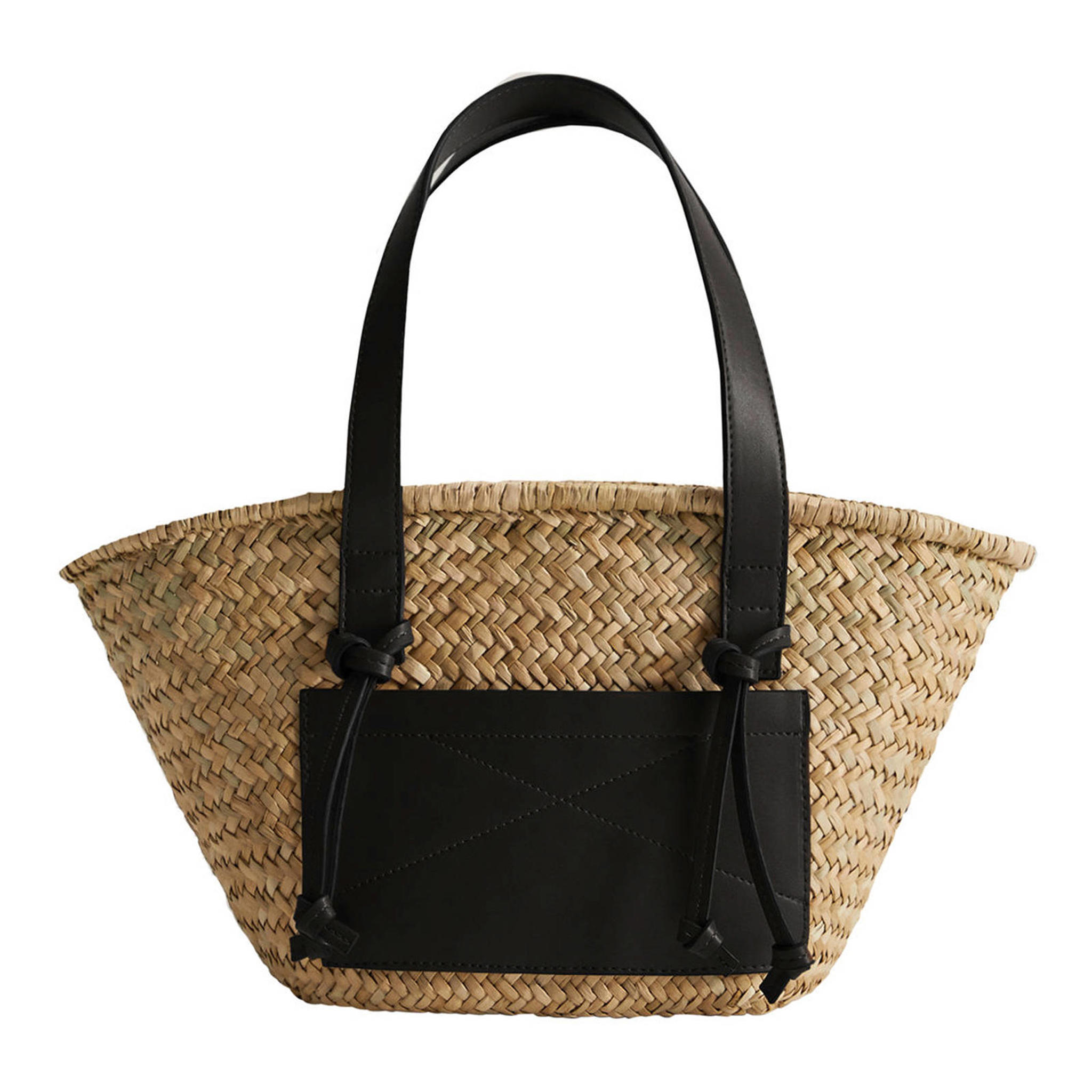Mango rieten tas zwart/beige kopen? | Morgen in huis | wehkamp
