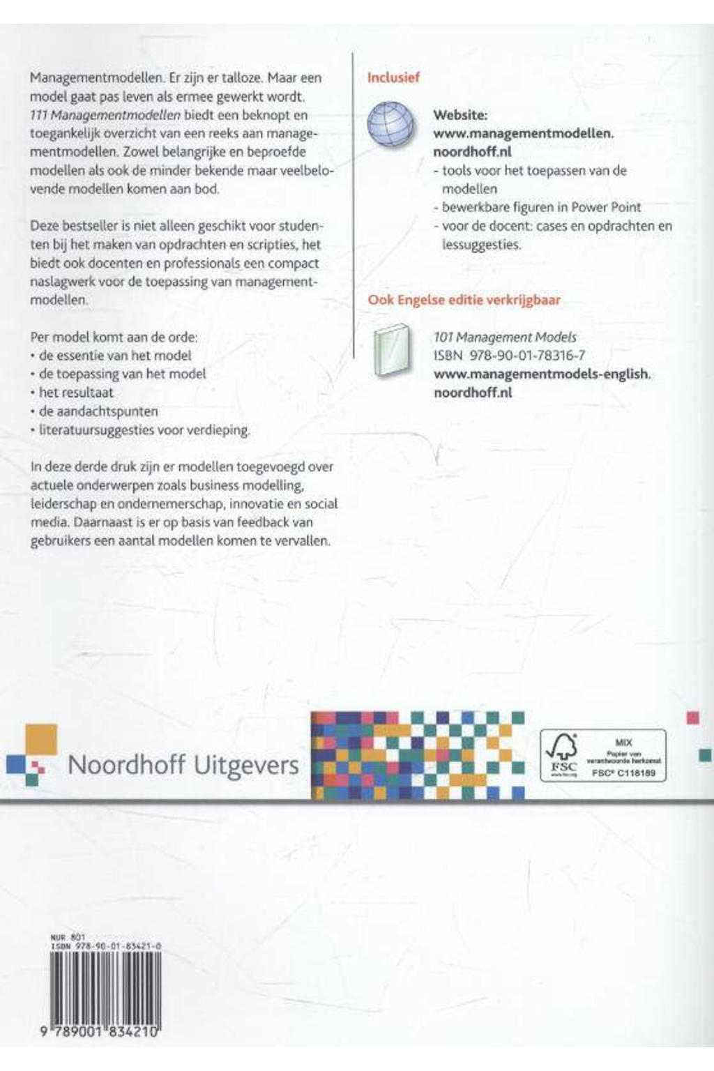 Marijn Mulders 111 Managementmodellen | wehkamp