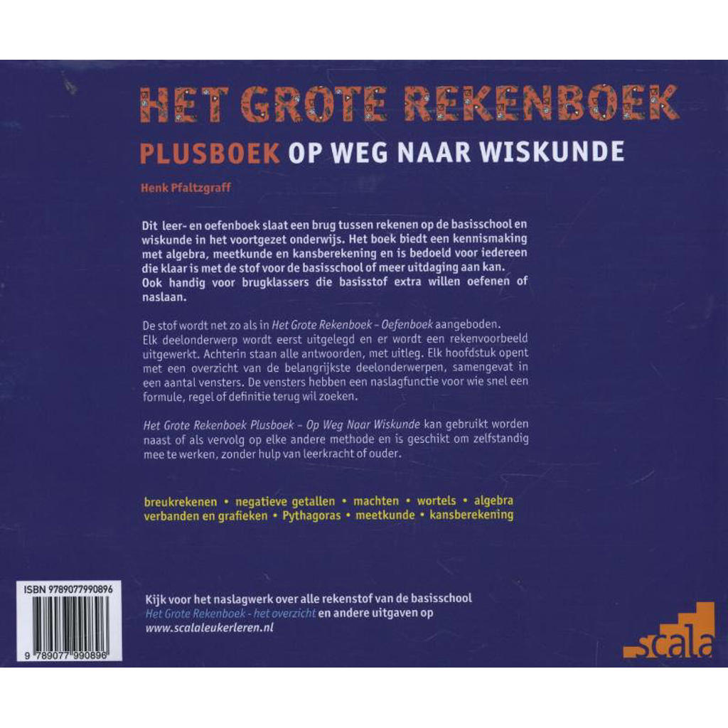 Henk Pfaltzgraff Het Grote Rekenboek: Het grote rekenboek plusboek ...