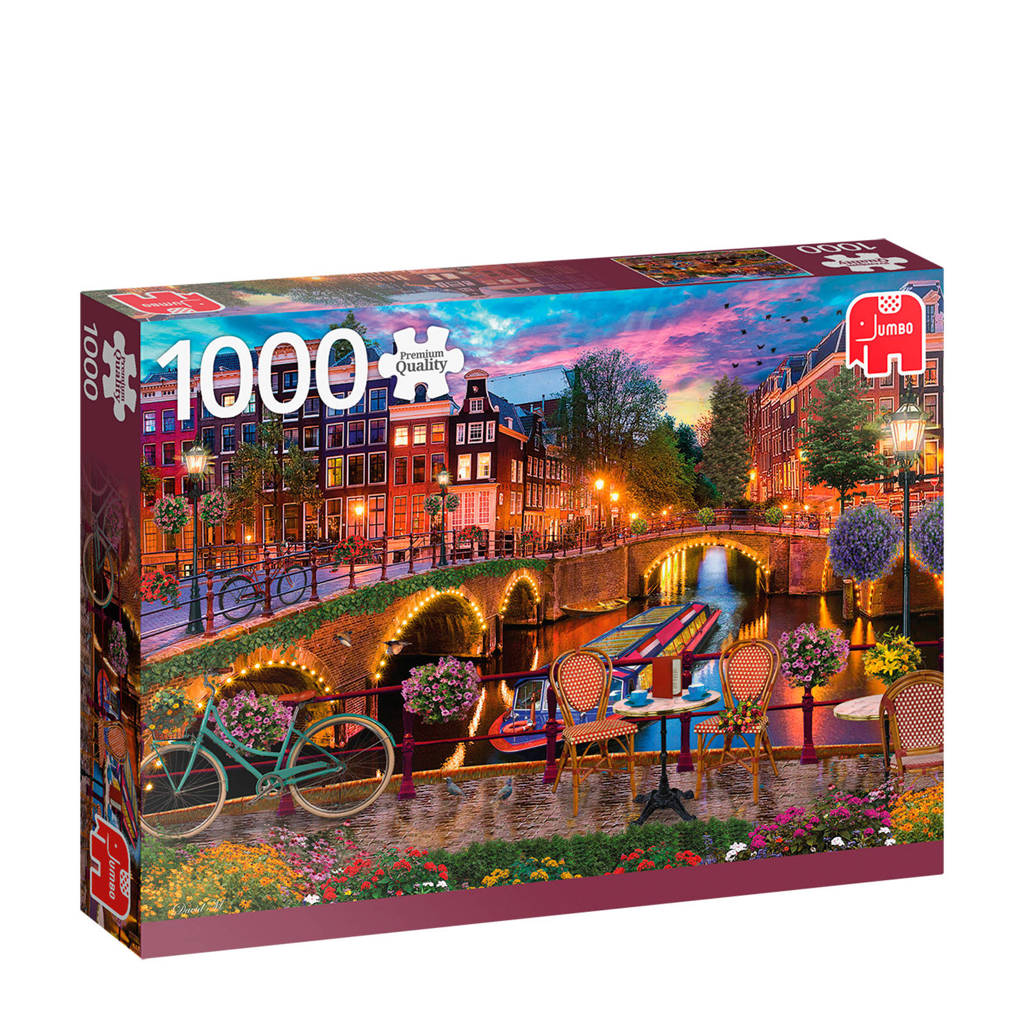 Jumbo PC Amsterdam Canals 1000 pcs legpuzzel 1000 stukjes | wehkamp