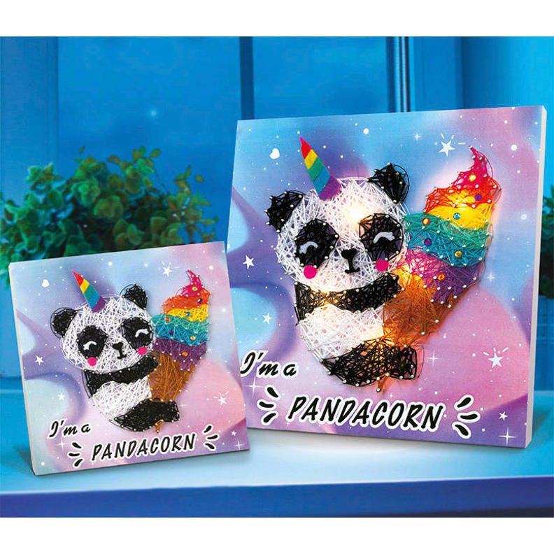 Totum Panda string art bright lights | wehkamp