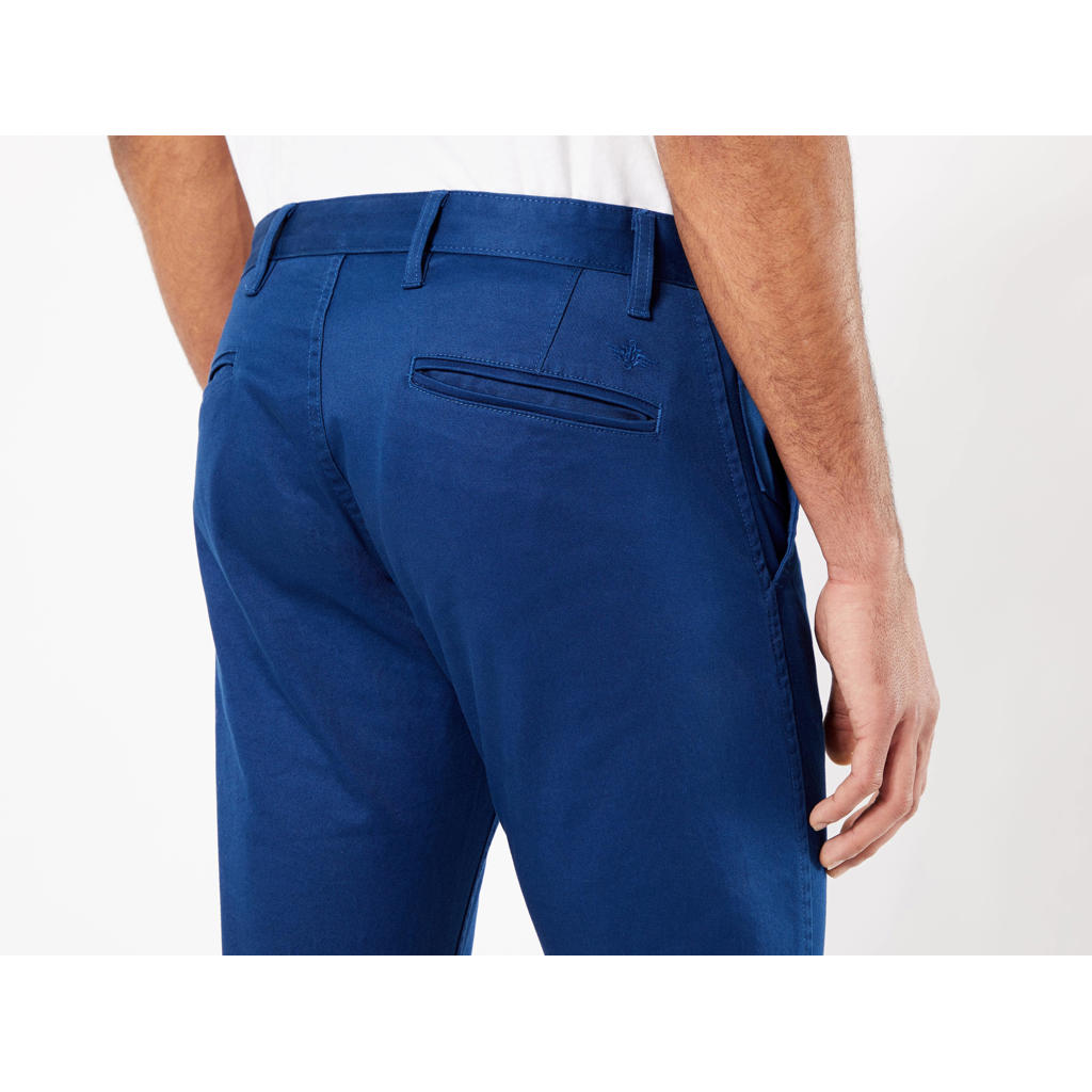 Dockers slim fit chino blauw | wehkamp