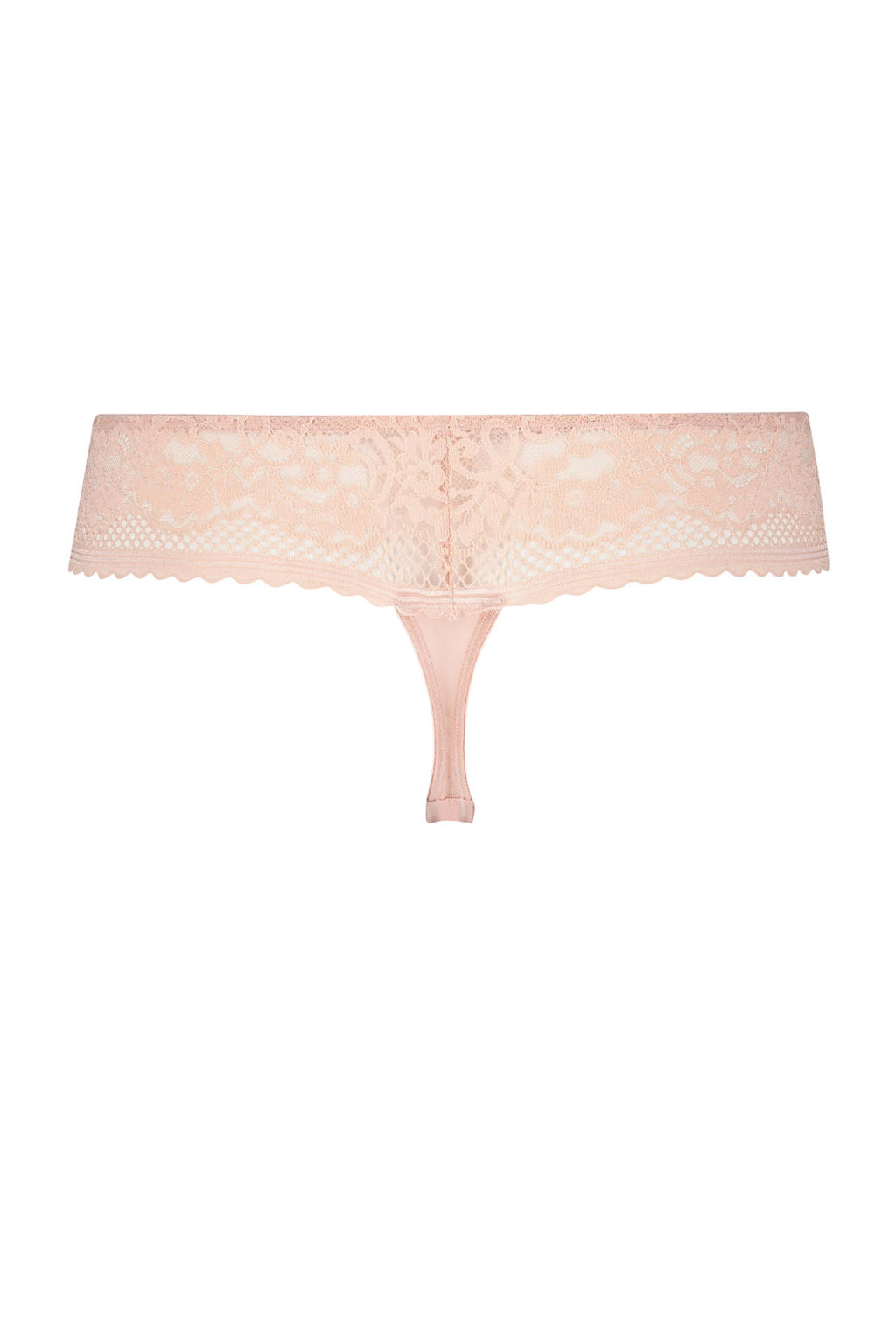 Hunkemöller kanten string Bella lichtroze | wehkamp