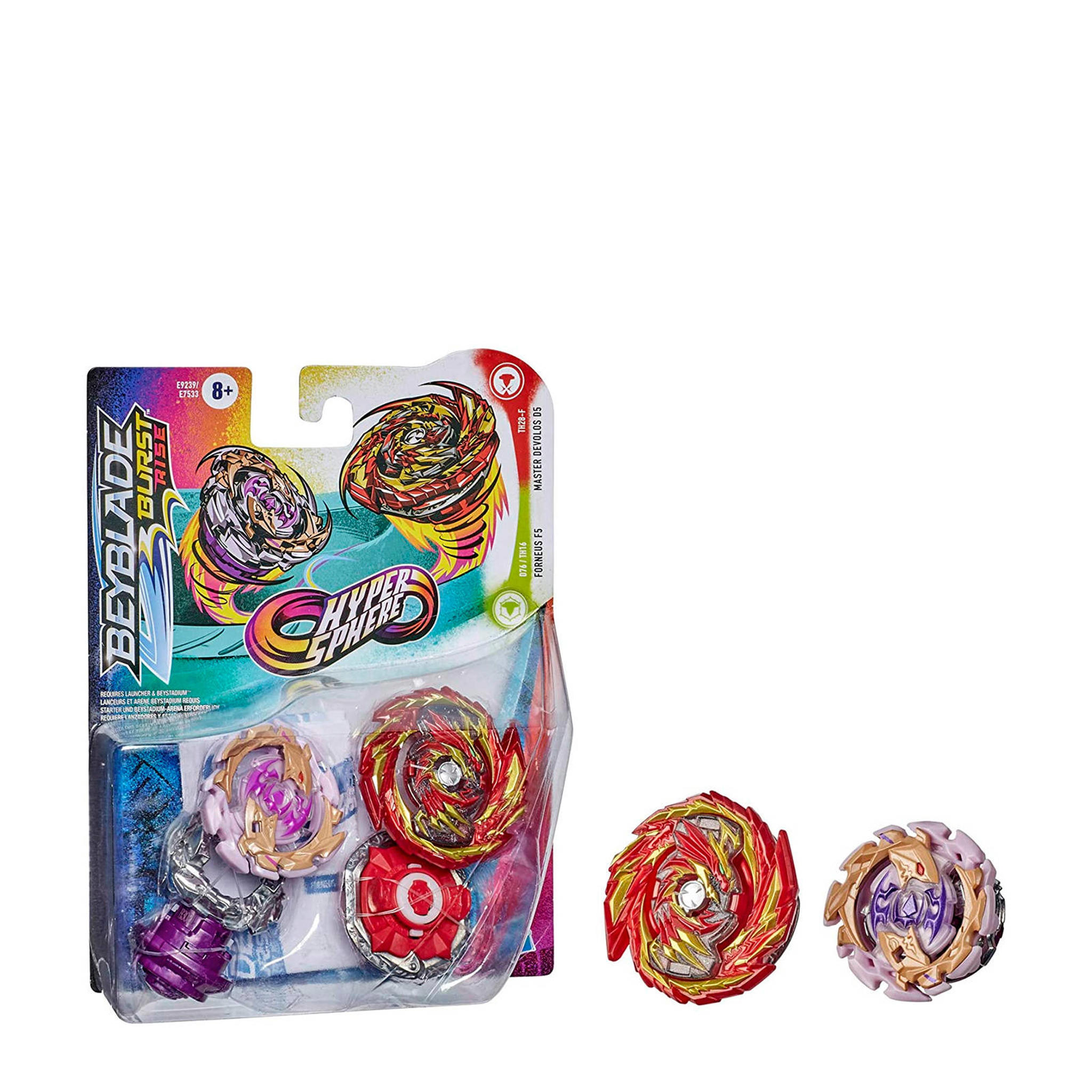 Beyblade Hypersphere Master Devolos D5 And Forneus F5 | wehkamp