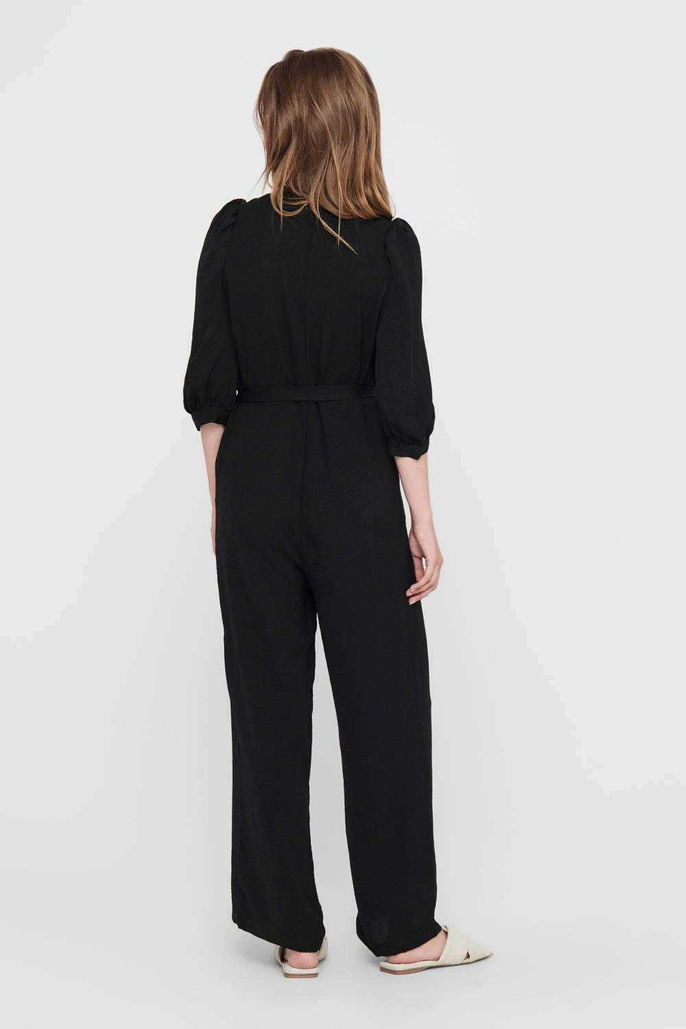 ONLY jumpsuit Isabella zwart | wehkamp
