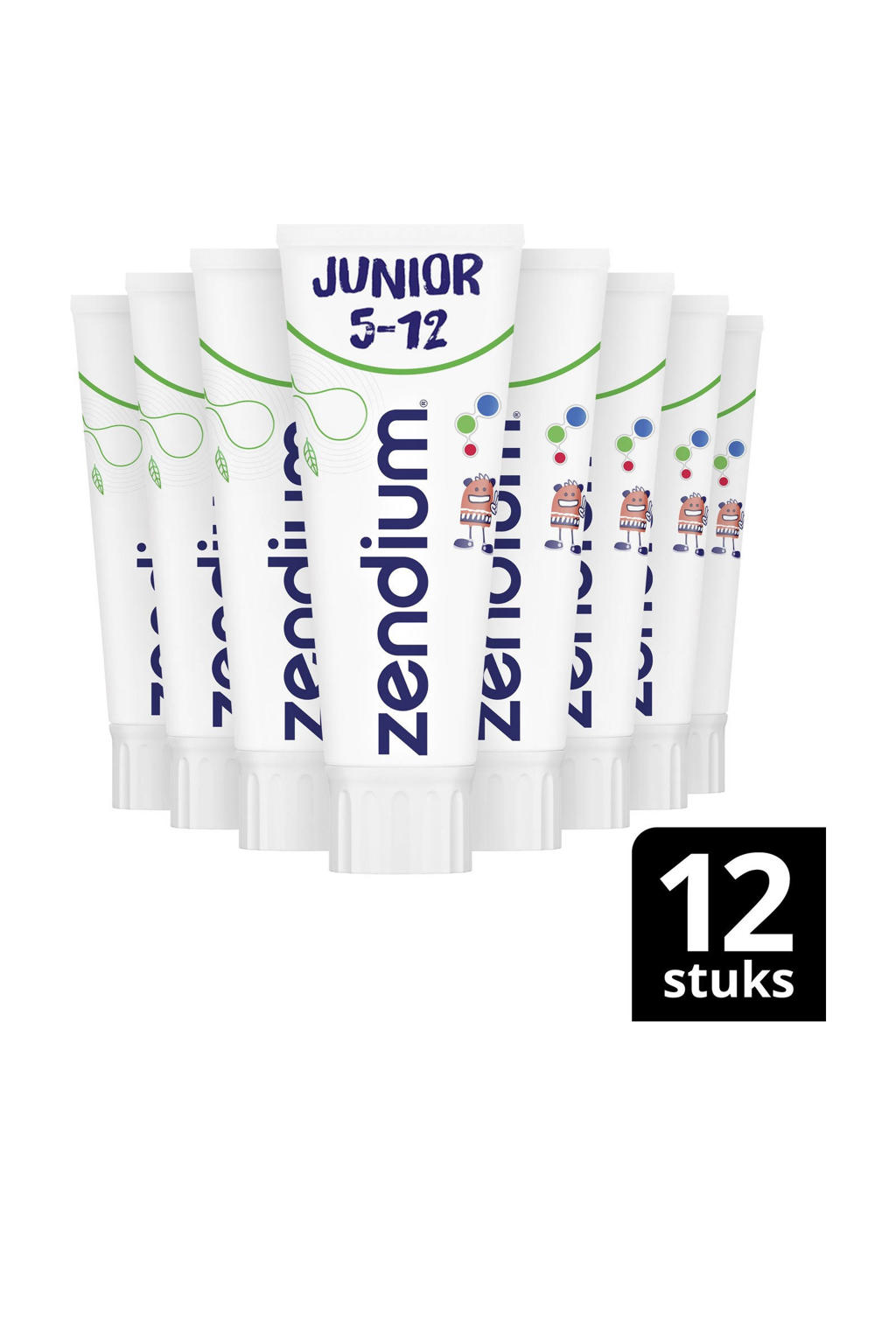 Zendium Junior 5-12jr tandpasta - 12 x 50 ml | wehkamp