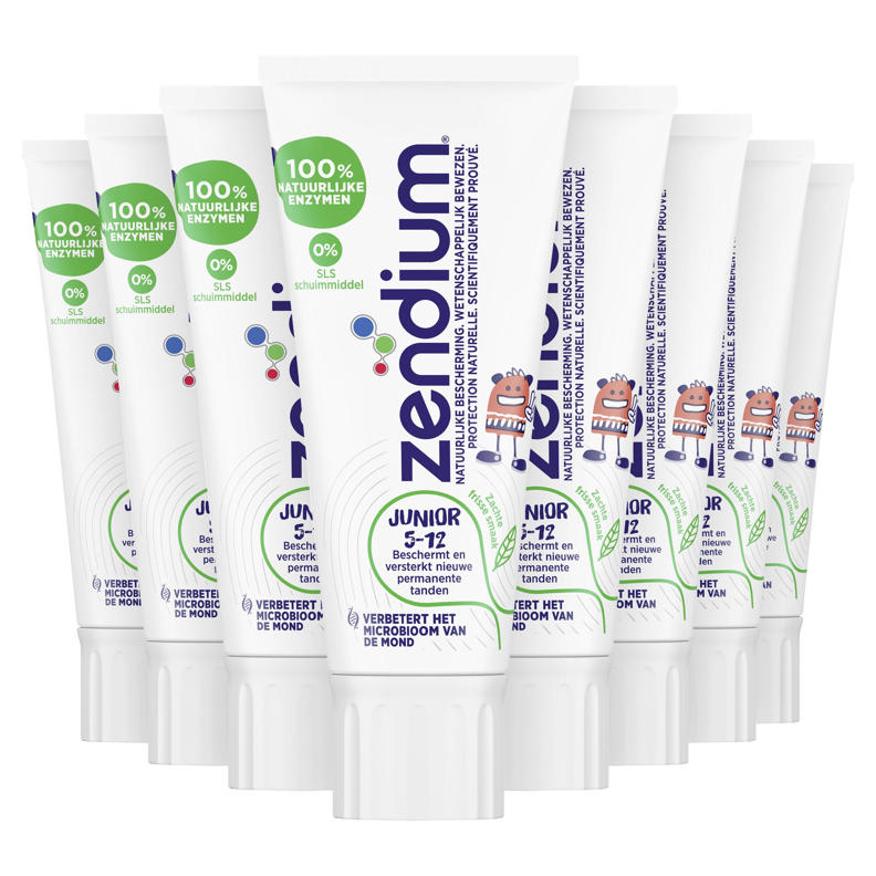 Zendium Junior 5-12jr tandpasta - 12 x 50 ml | wehkamp