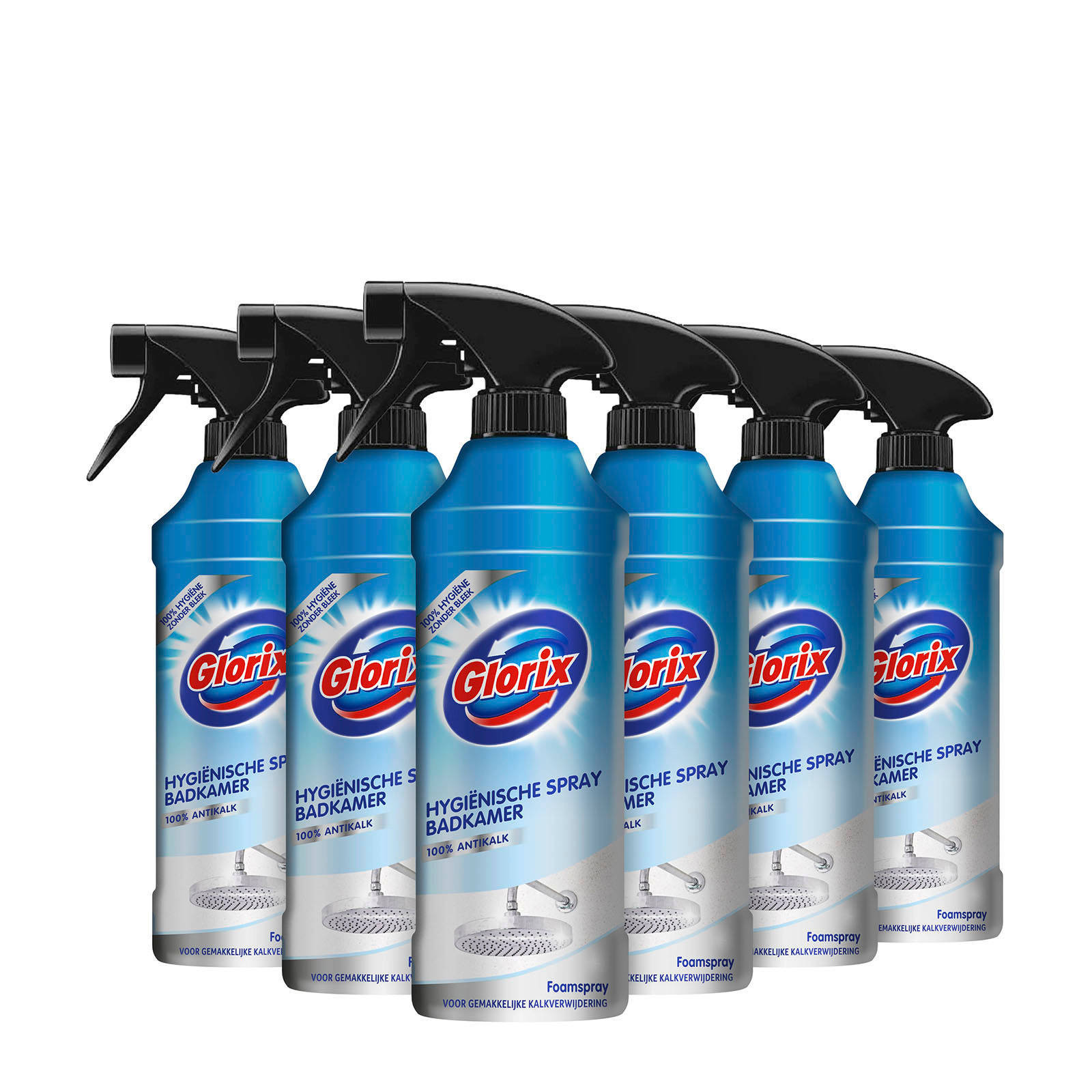 Glorix Badkamer spray - 6 x 500 ml | wehkamp
