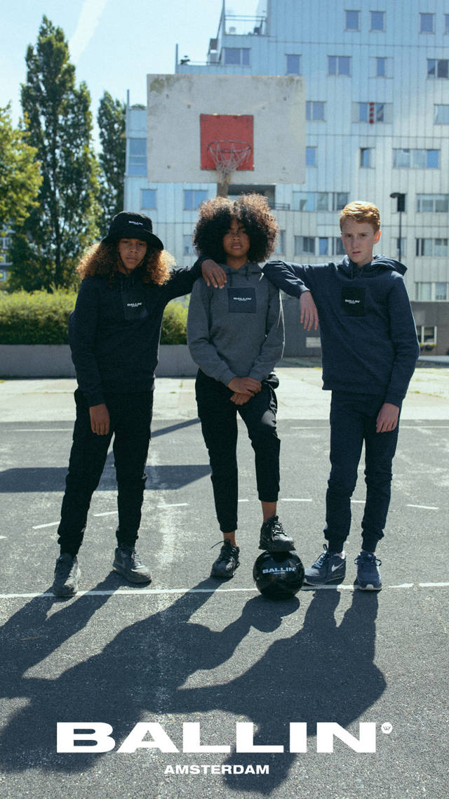 Ballin hoodie met logo zwart | wehkamp