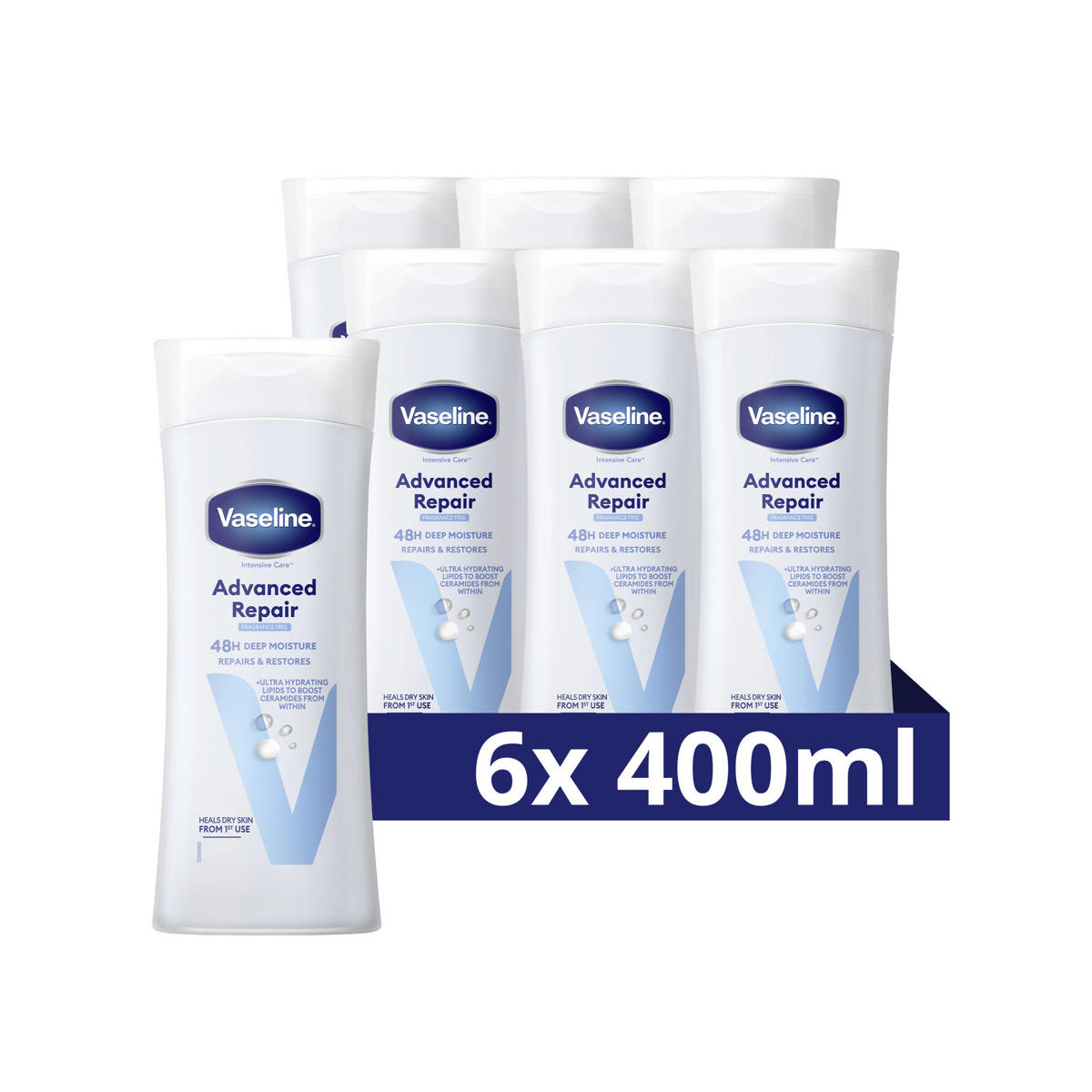 Vaseline Intensive Care Advanced Repair bodylotion - 6 x 400 ml | wehkamp