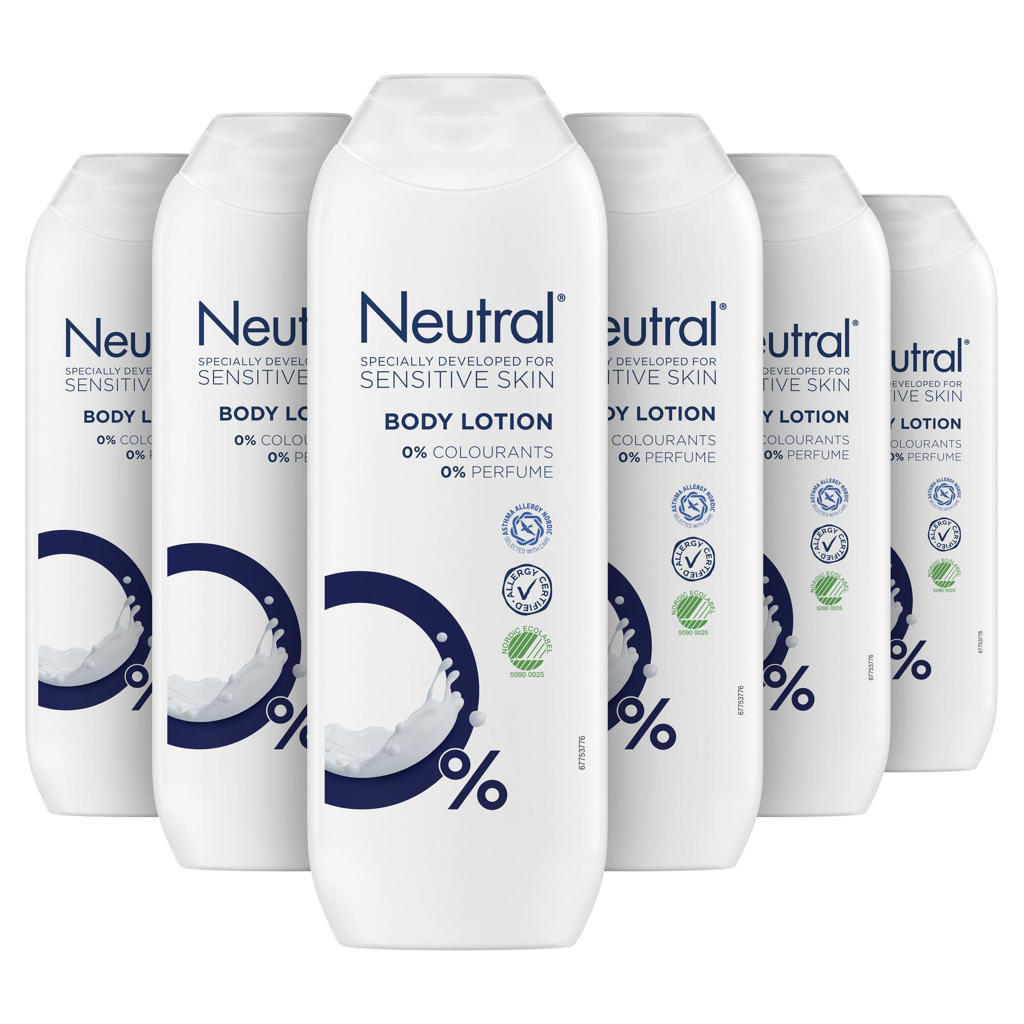 Neutral bodylotion Parfumvrij - 6 x 250 ml | wehkamp