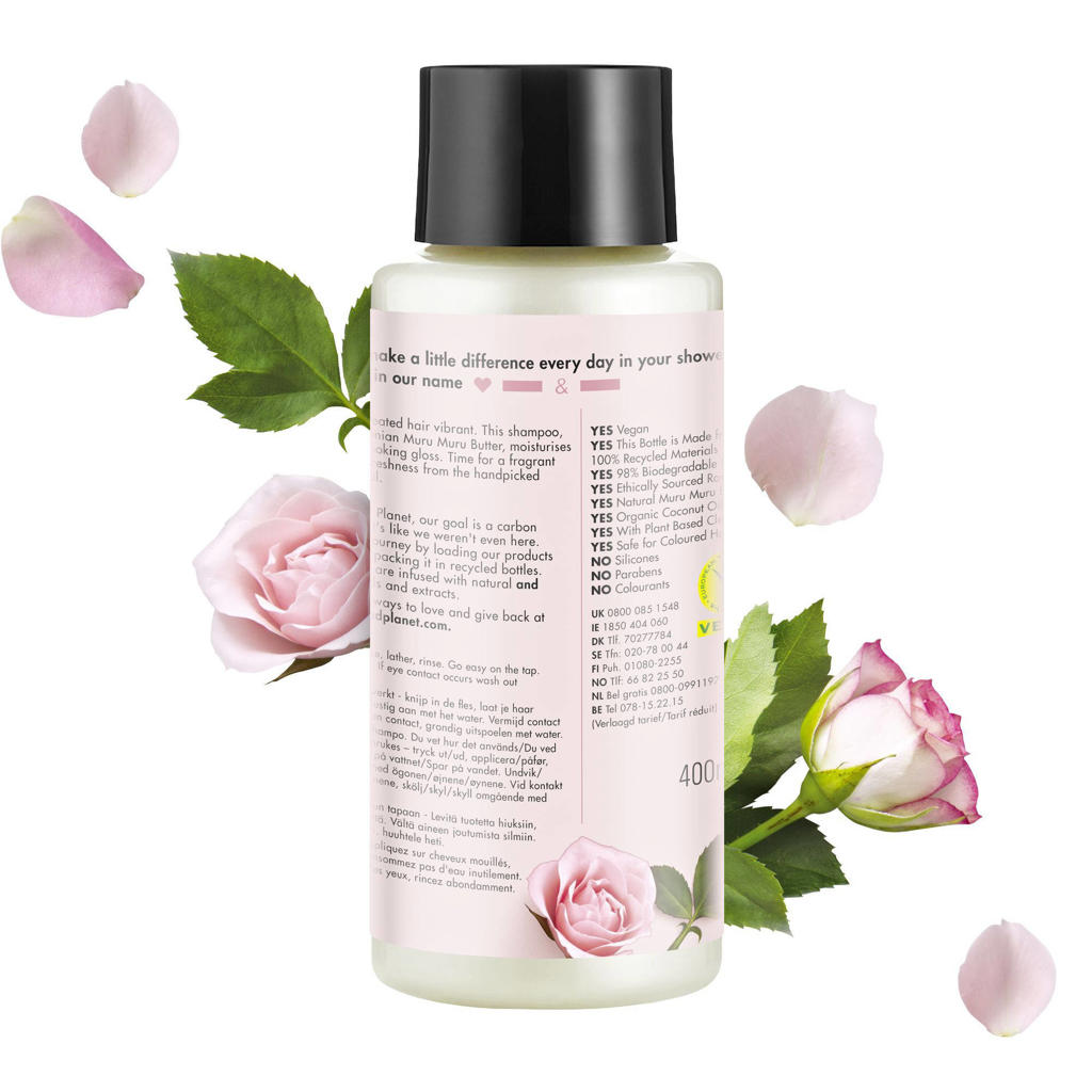 Love Beauty and Planet Muru Muru Butter & Rose Blooming Colour shampoo ...