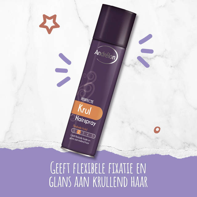 Andrelon Styling Perfecte Krul haarspray - 6 x 250 ml | wehkamp