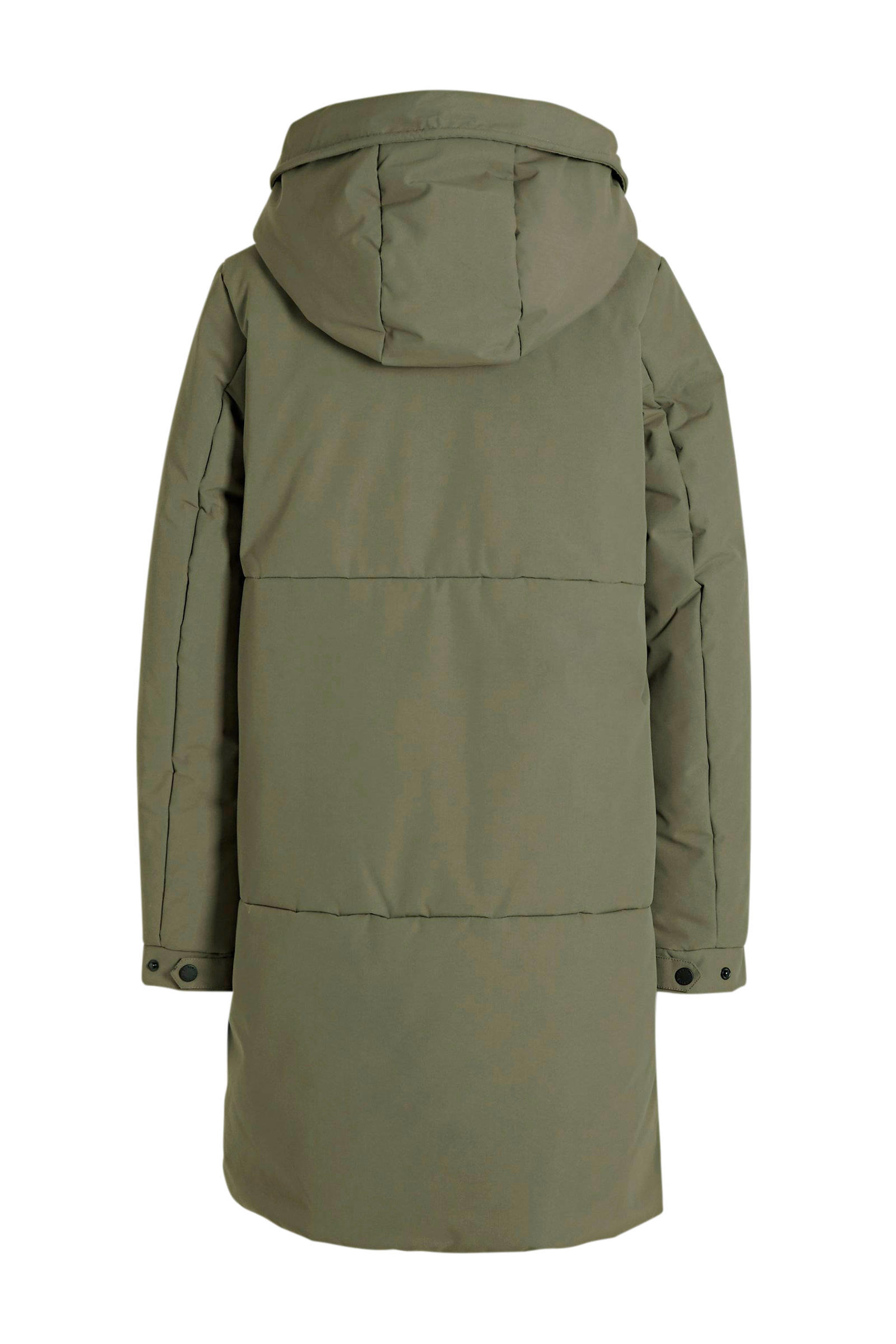 Elvine parka jas Tiril castor green | wehkamp
