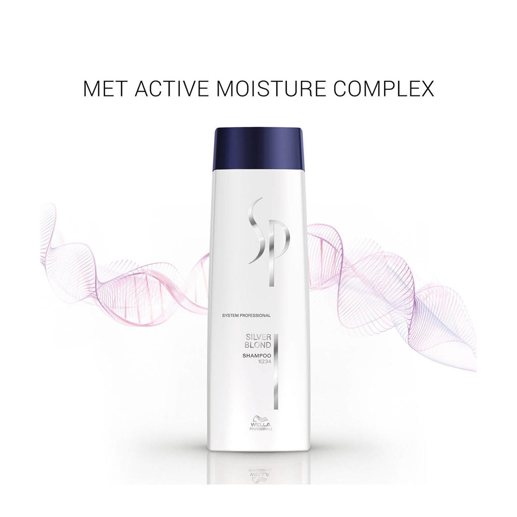 Wella SP Silver Blond shampoo - 250 ml | wehkamp