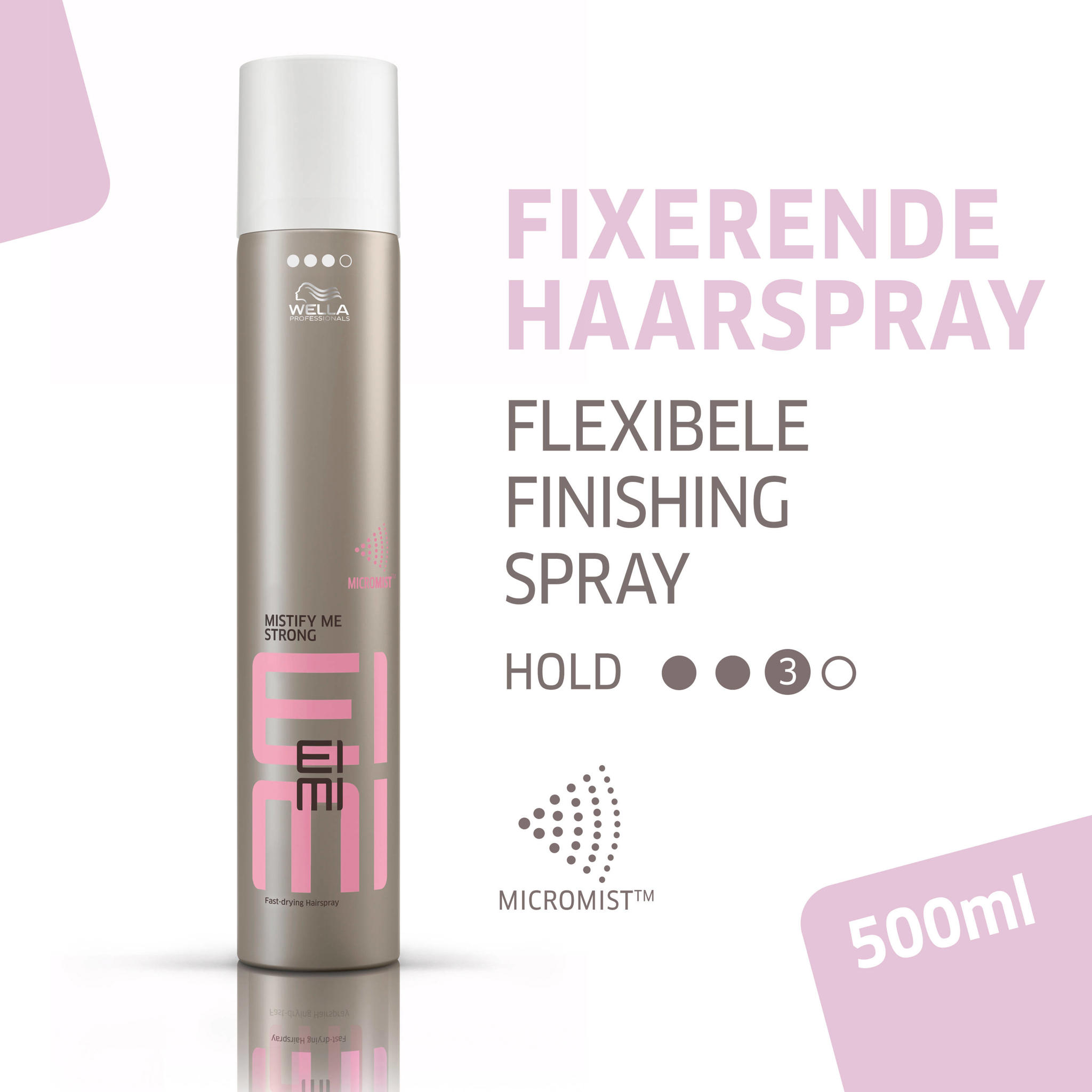 Wella Professionals EIMI Mistify Me Strong haarspray - 500 ml | wehkamp