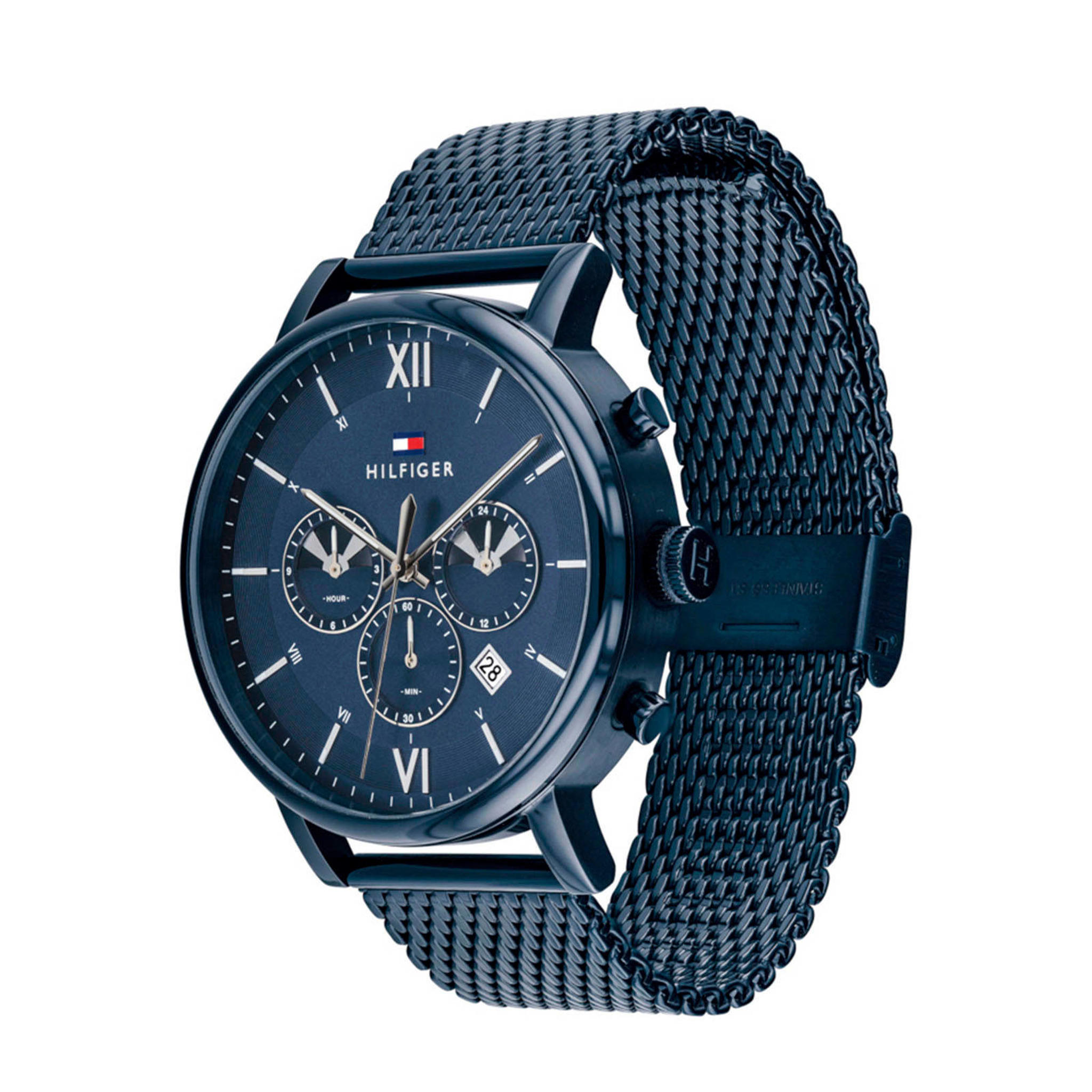 Tommy Hilfiger Evan horloge TH1710397 blauw | wehkamp