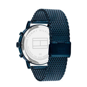 Tommy Hilfiger Evan horloge TH1710397 blauw | wehkamp