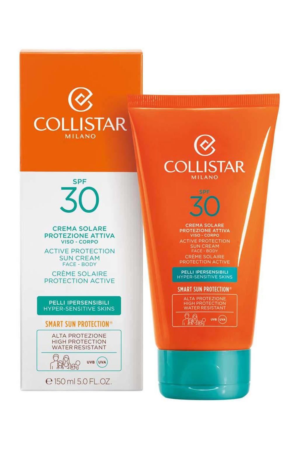 Collistar Active Protection Sun Cream Face - Body SPF 30 | wehkamp