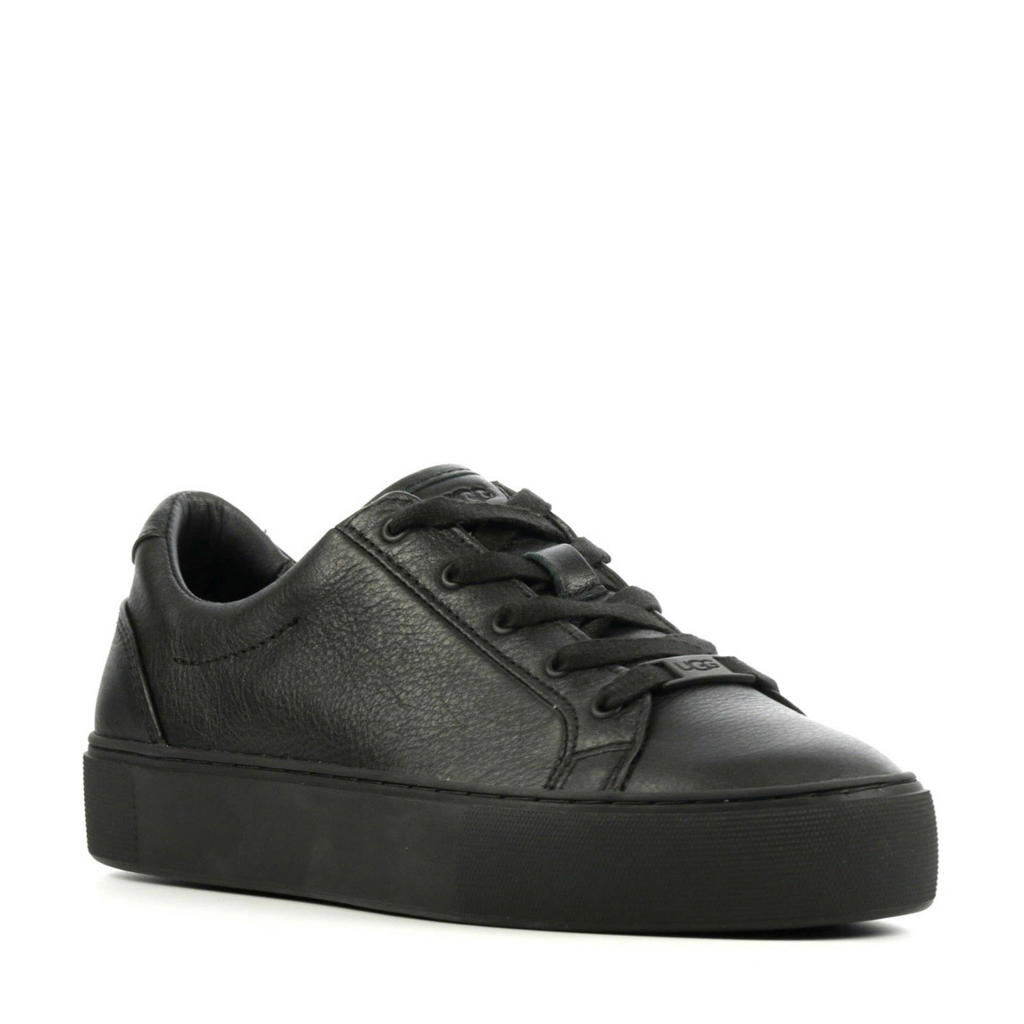 UGG Zilo 1104067 leren sneakers zwart | wehkamp