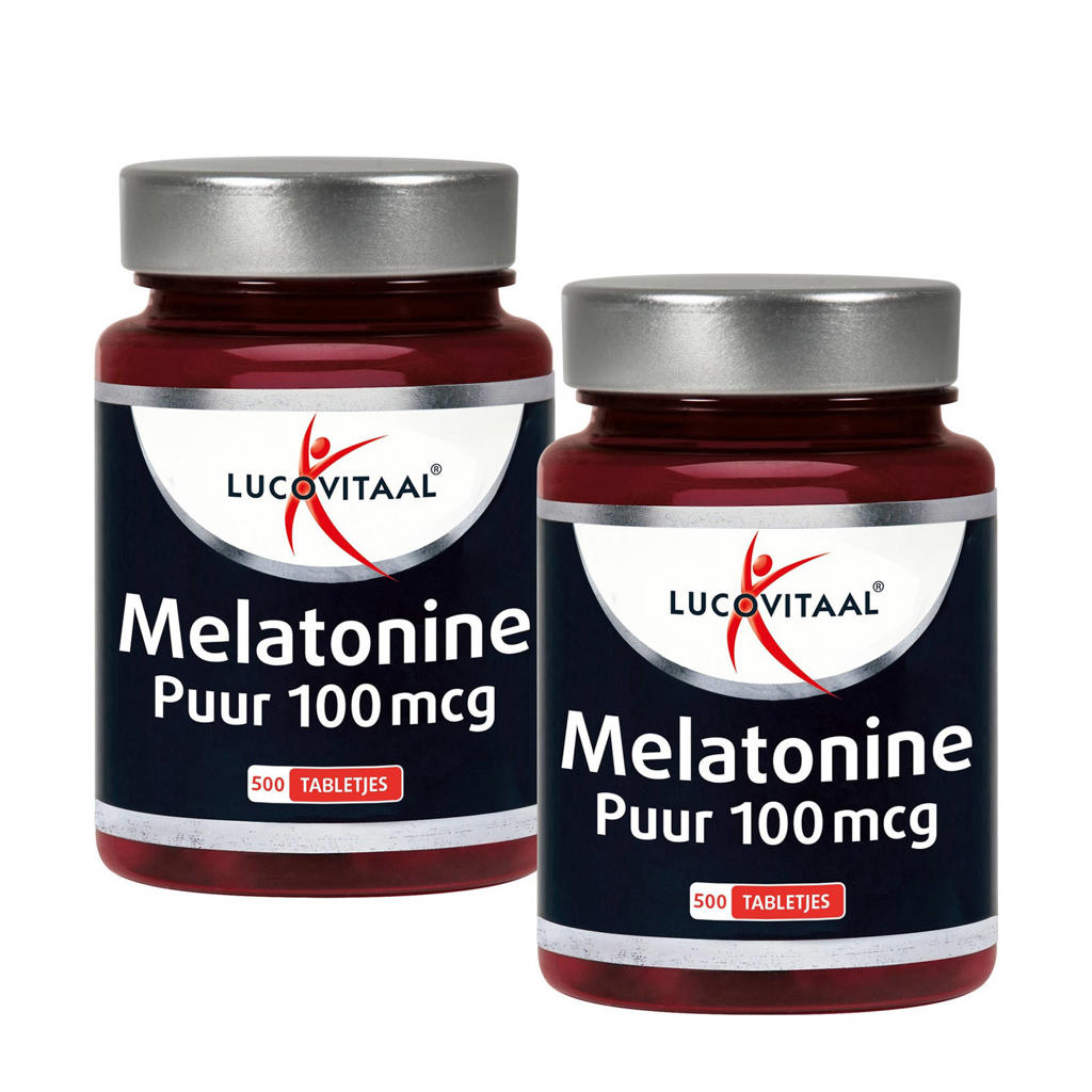 Lucovitaal duopack Melatonine 100 mcg- 500 tabletjes | wehkamp