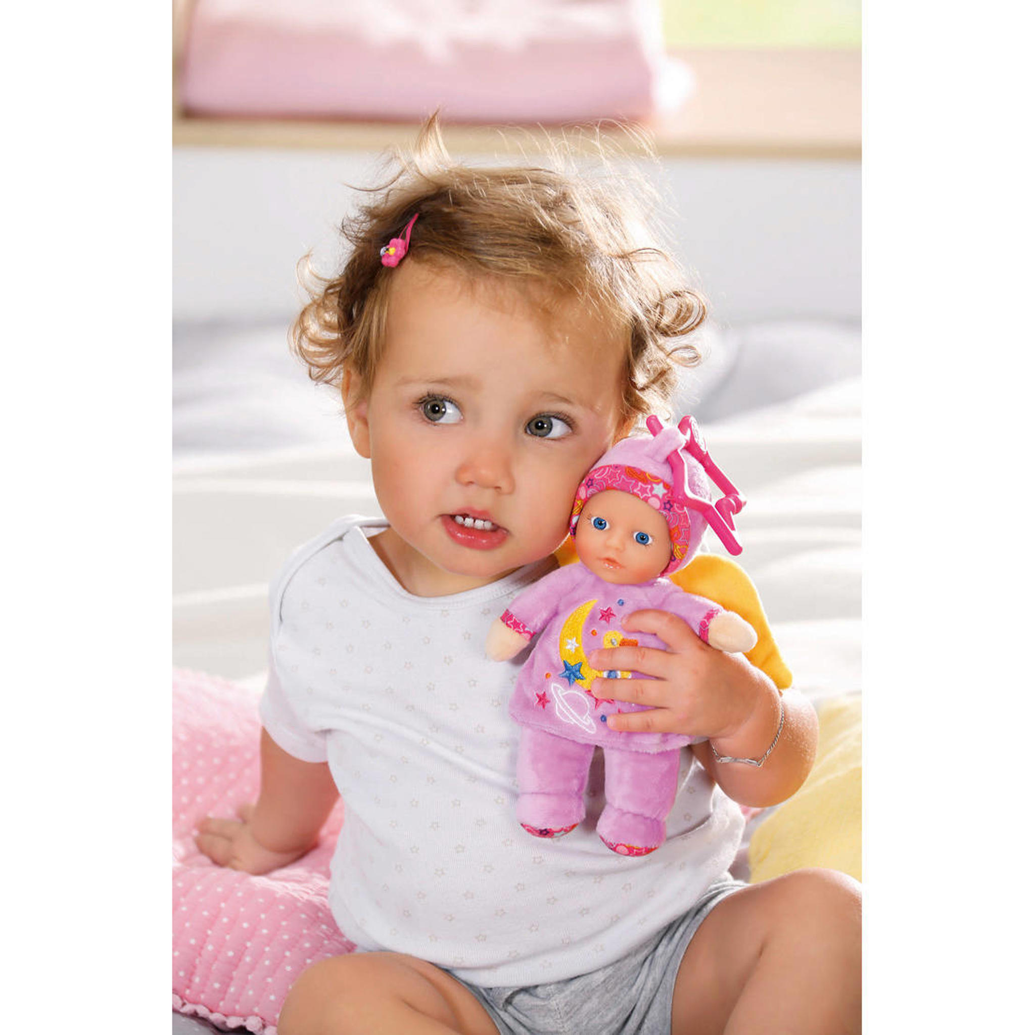 BABY born Pop Angel For Babies Baby Born 18 cm roze | wehkamp